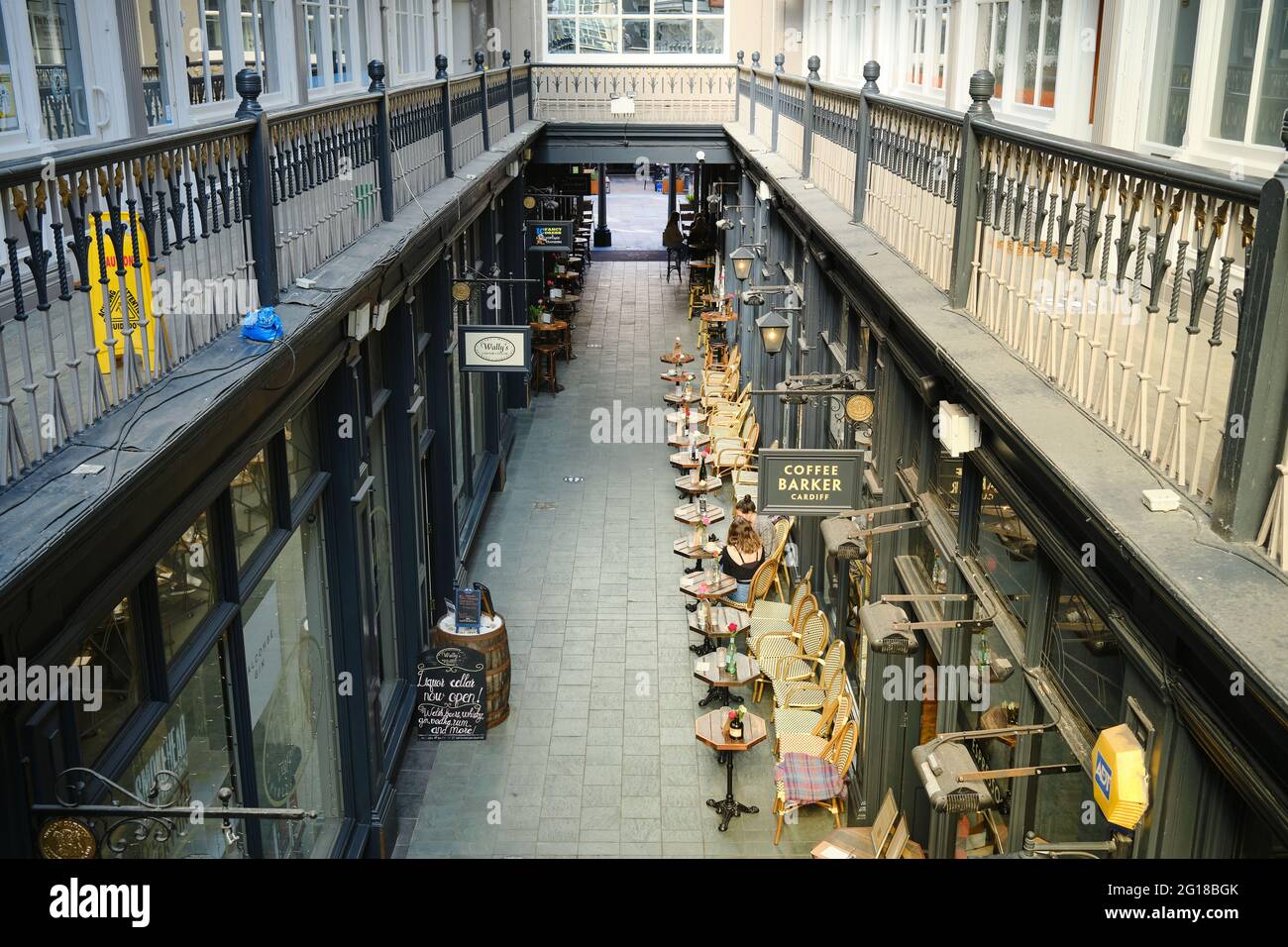 Castle Arcade, Cardiff Stock Photo - Alamy