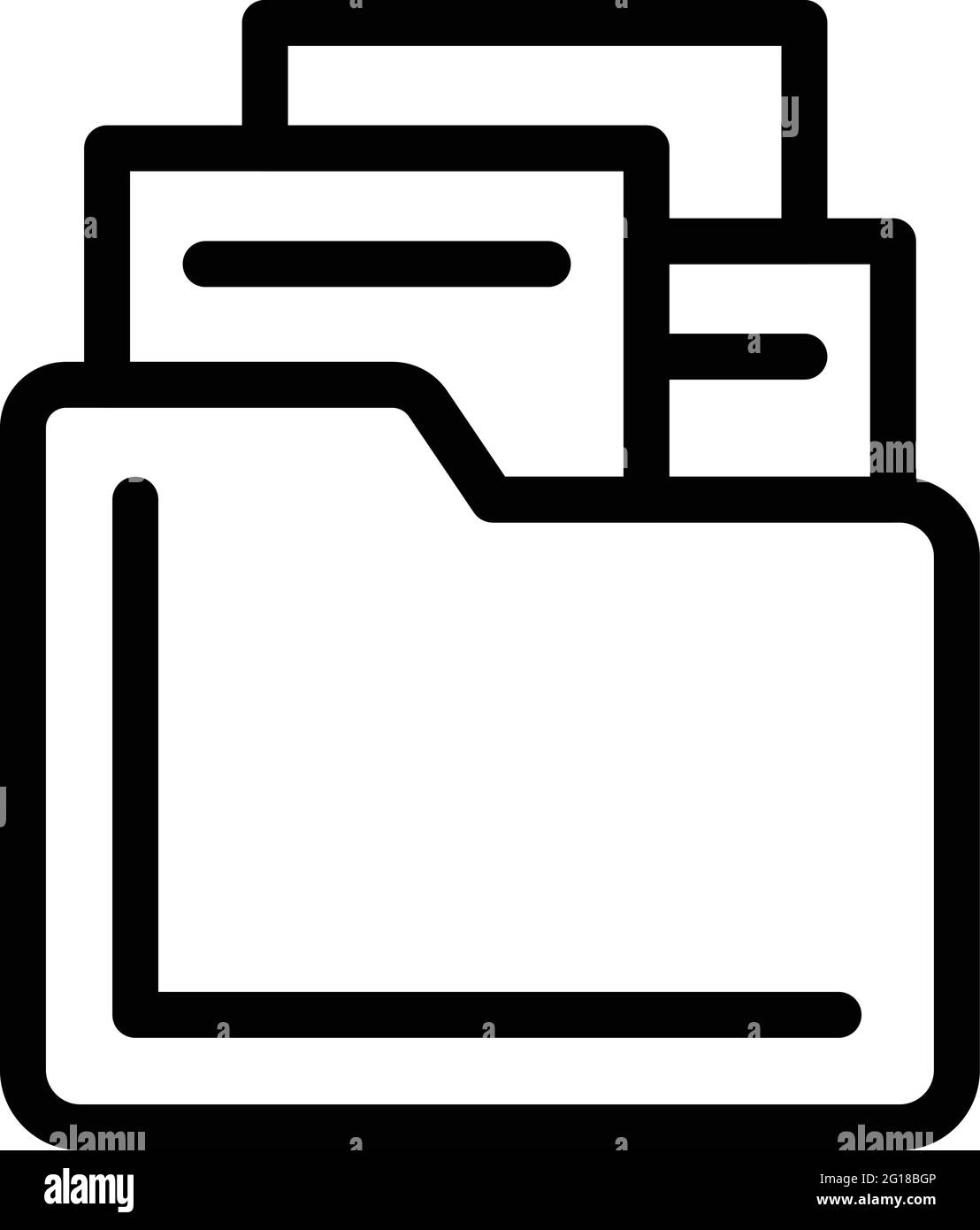 File folder icon. Outline File folder vector icon for web design ... File folder icon. Outline File folder vector icon for web design ...