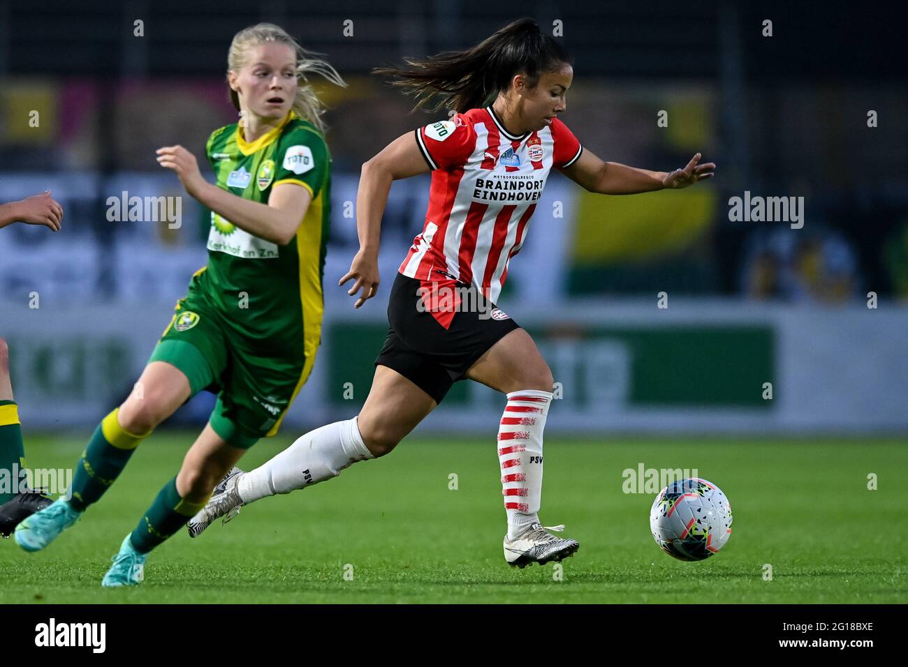 ALMERE, NETHERLANDS - JUNE 5: Naomi Pattiwael of PSV Eindhoven during ...