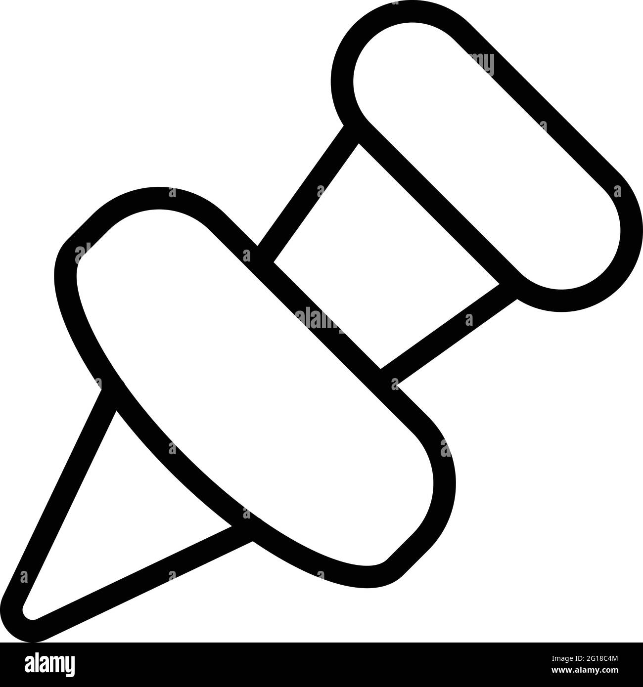 Filter search pin icon. Outline Filter search pin vector icon for web ...