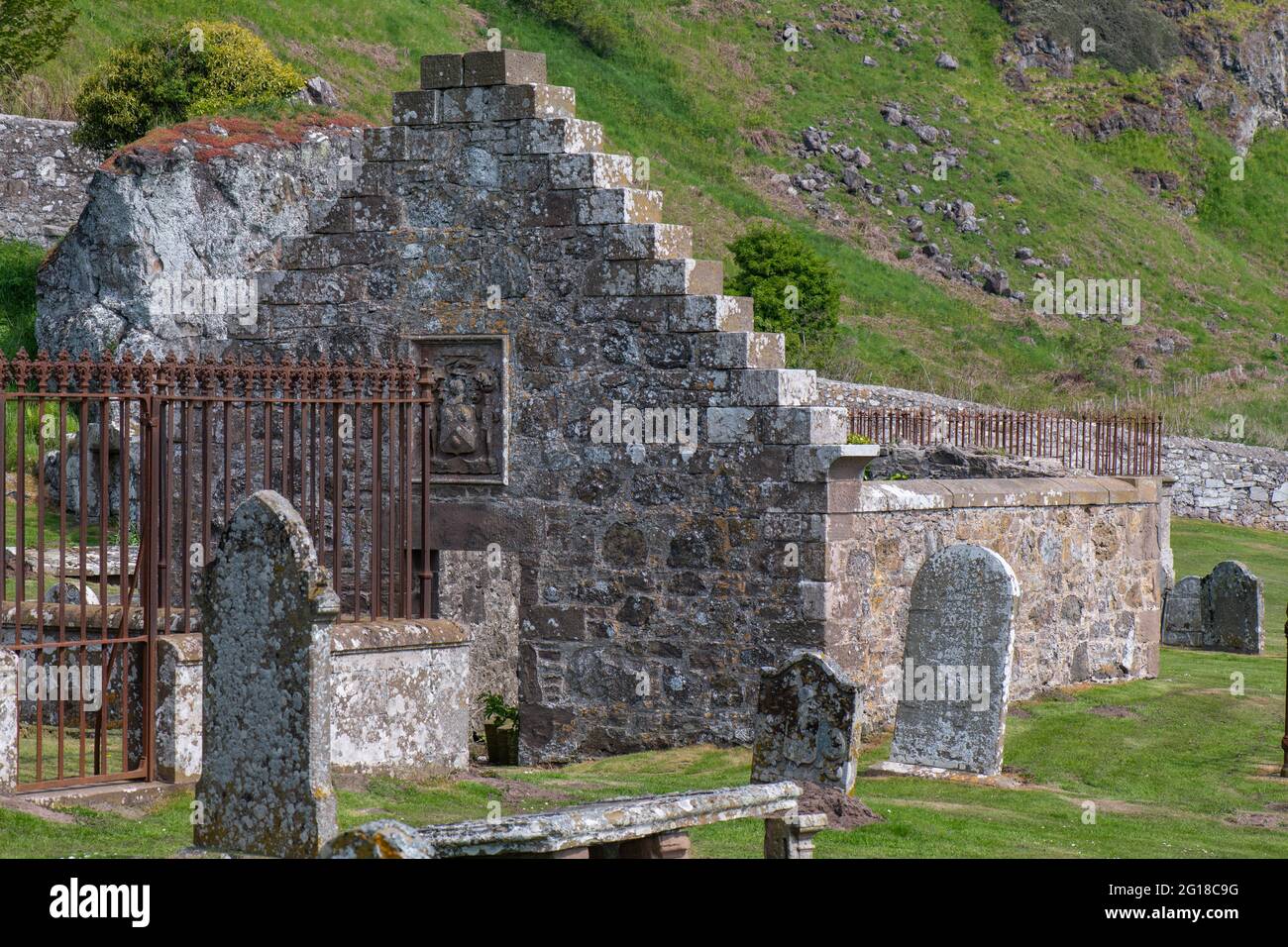 Ecclesgreig old church and burial ground hi-res stock photography and ...