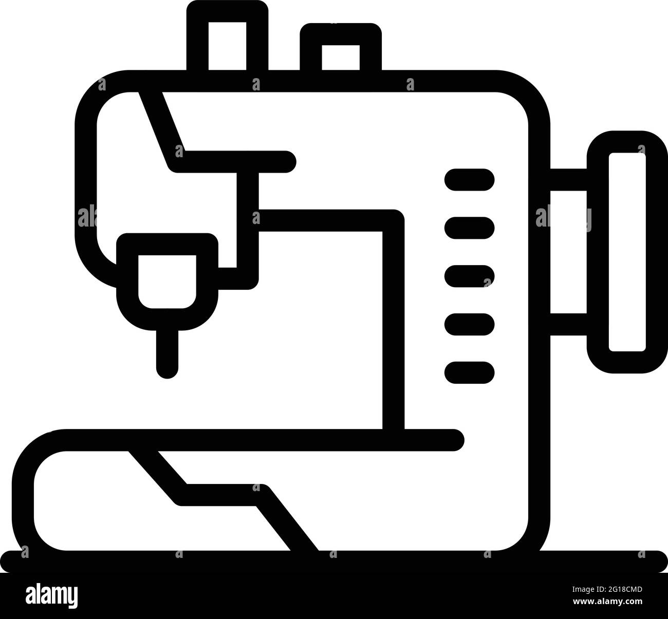 Sewing Machine Icon Outline Sewing Machine Vector Icon For Web Design