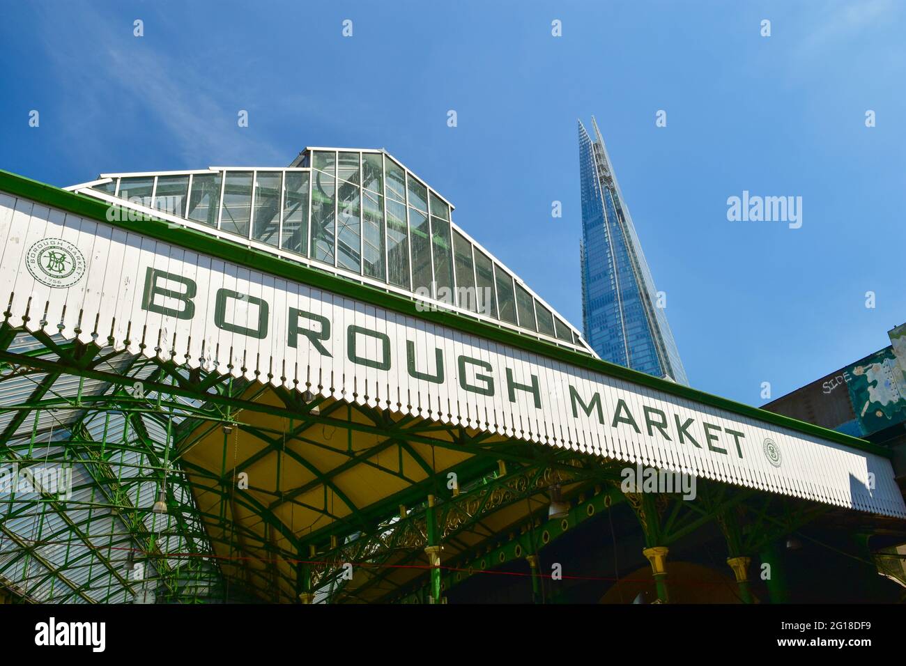 Roof borough market in london hi-res stock photography and images - Alamy
