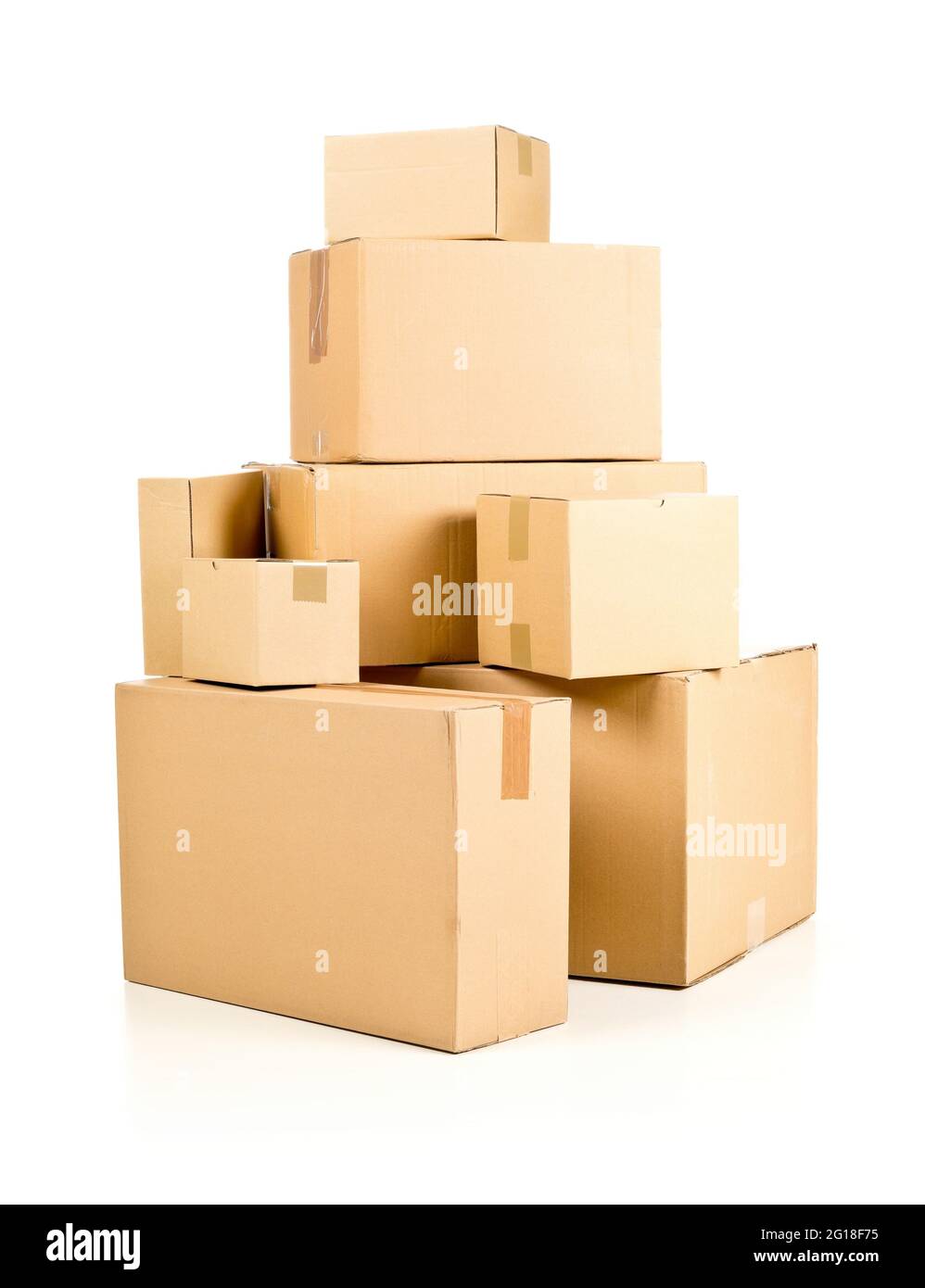Shipment packing boxes Cut Out Stock Images & Pictures - Alamy