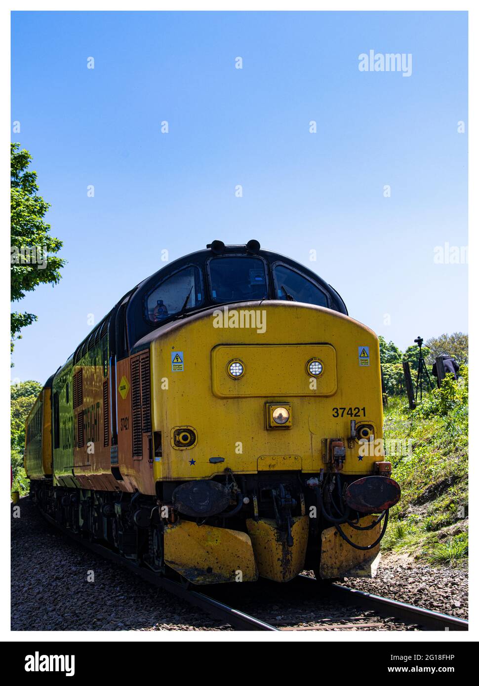 Class 37 train Cut Out Stock Images & Pictures - Alamy