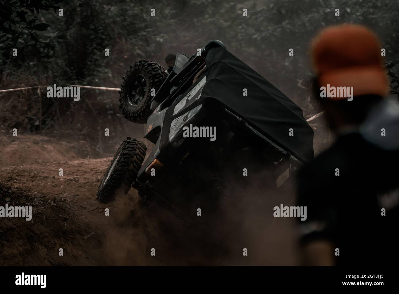 Off road four wheelers wheels on air Stock Photo - Alamy