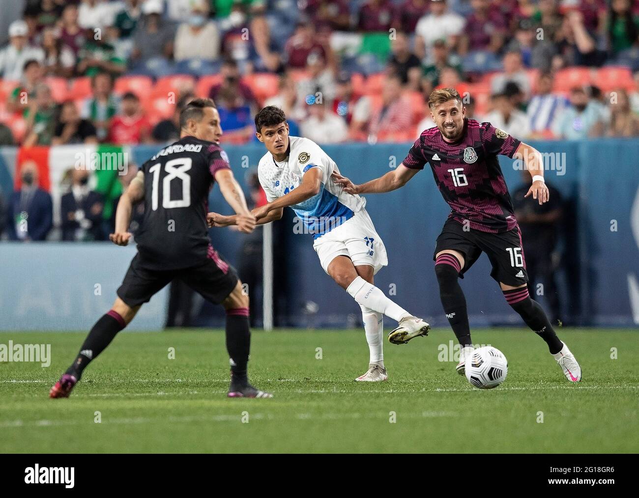 Denver, Colorado, USA. 3rd June, 2021. Costa Rica D FRANCISCO CALVO ...