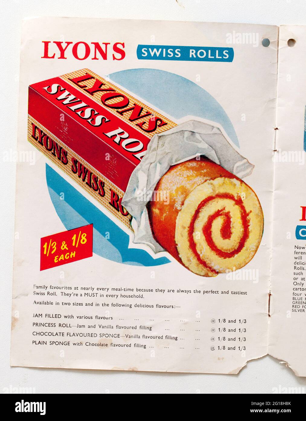 Lyons swiss roll hi-res stock photography and images - Alamy