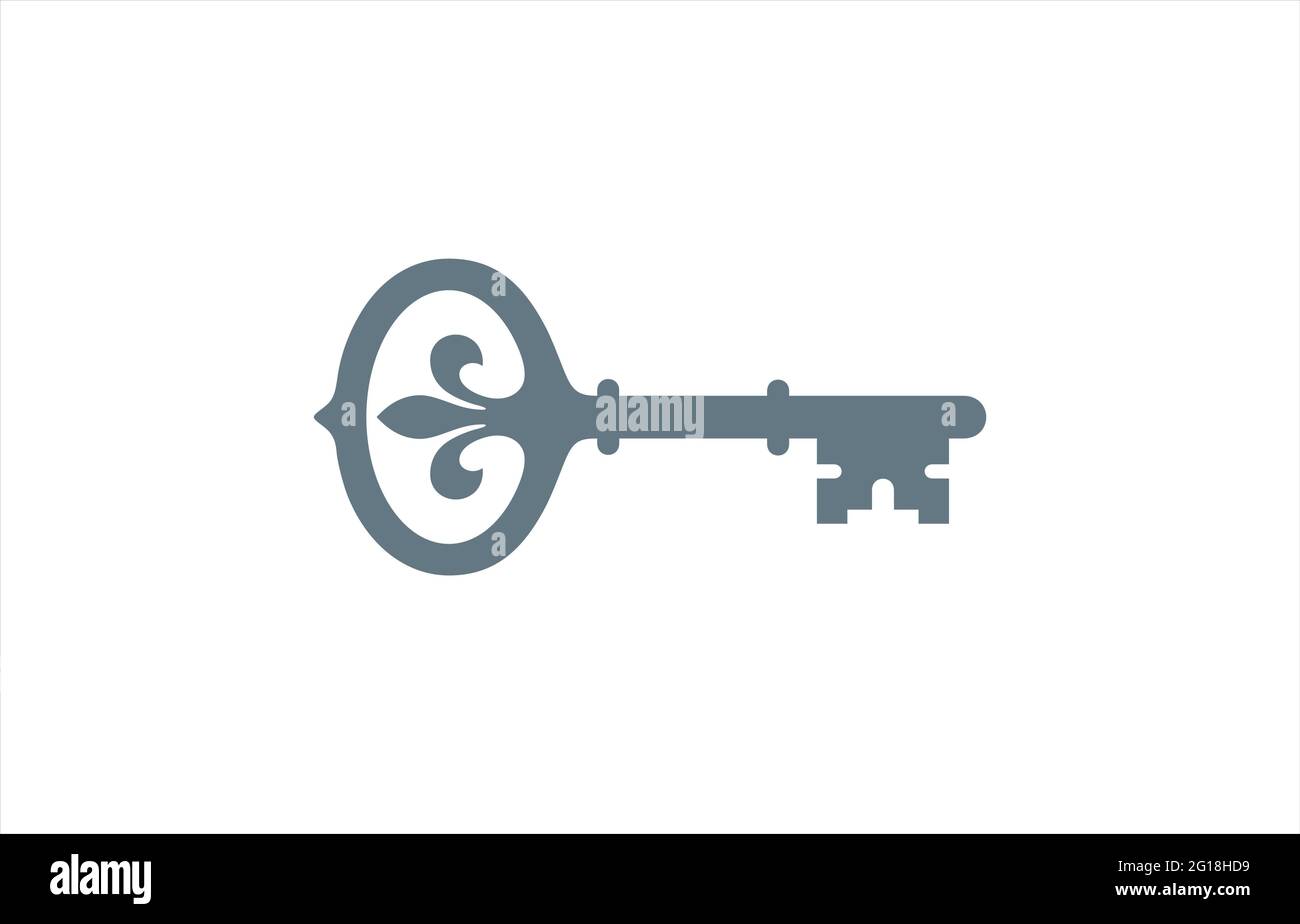 Antique key vector illustration isolated on white Stock Vector Image & Art - Alamy