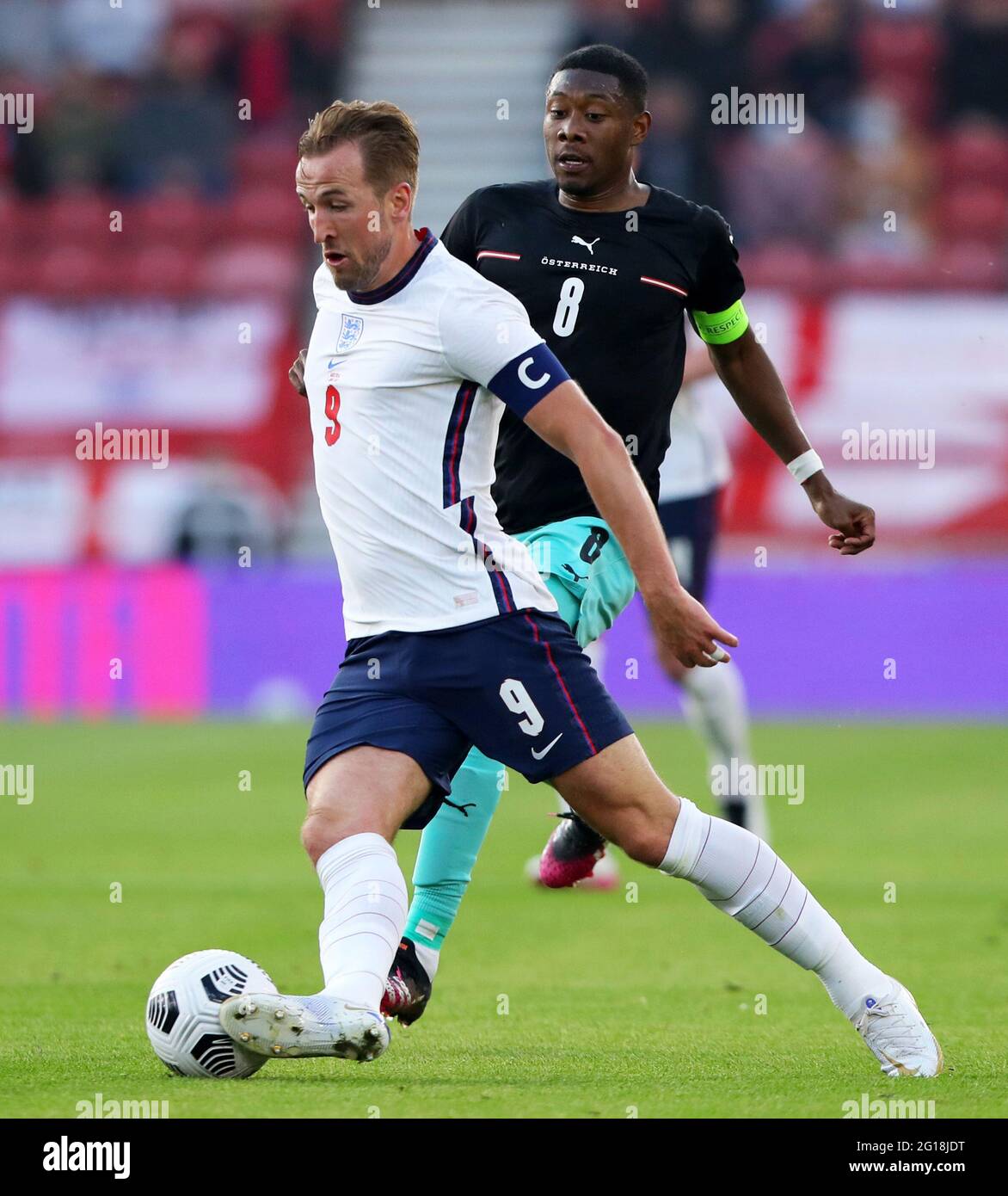 Middlesborough, United Kingdom. 02 June 2021. England’s Harry Kane in ...