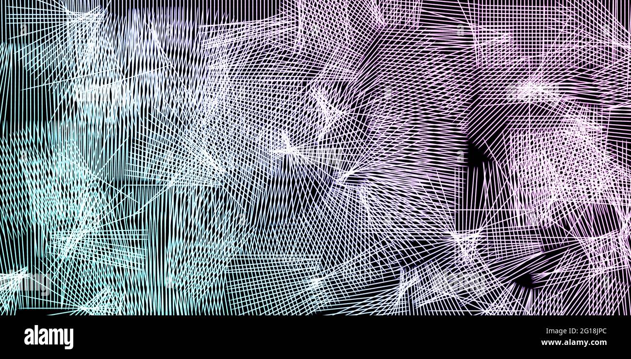 Abstract background with random lines and gradient Stock Photo - Alamy