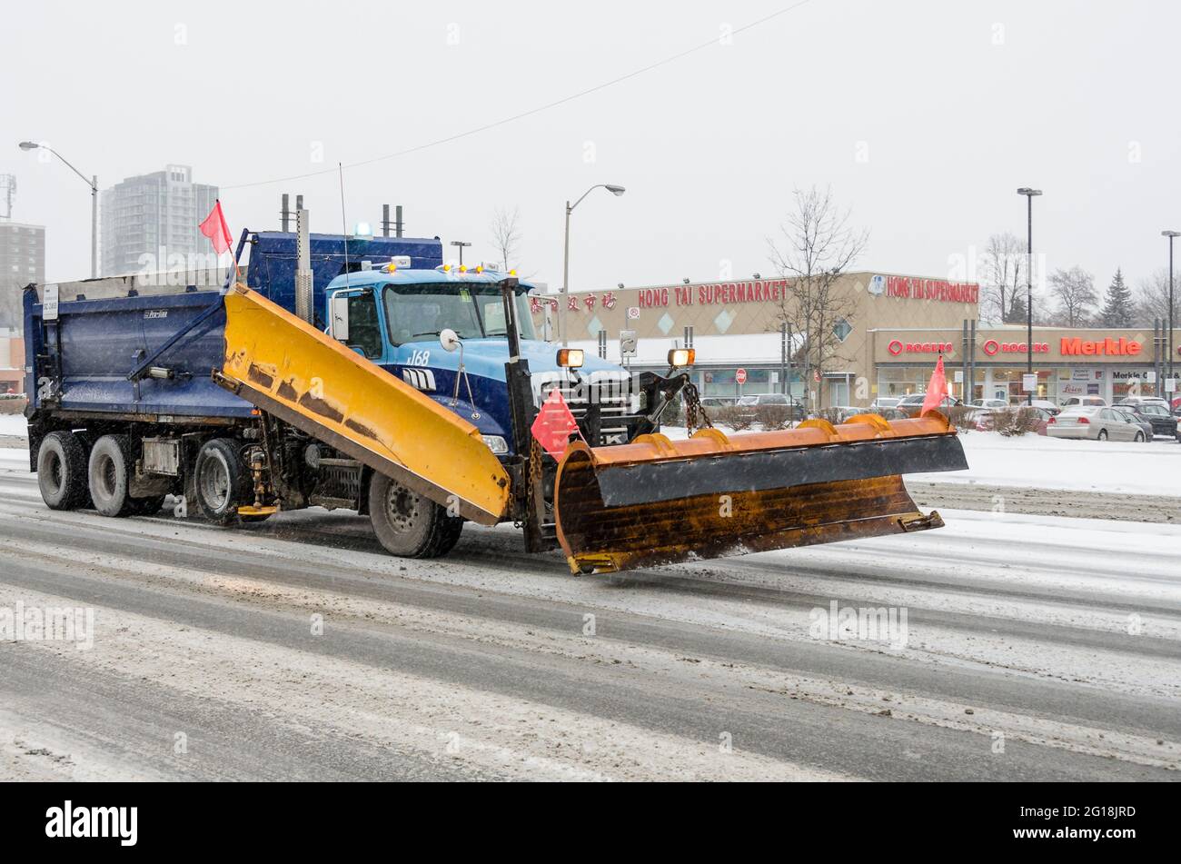 Toronto Winter 2013, Downtown Scenes, Canada Stock Photo - Alamy