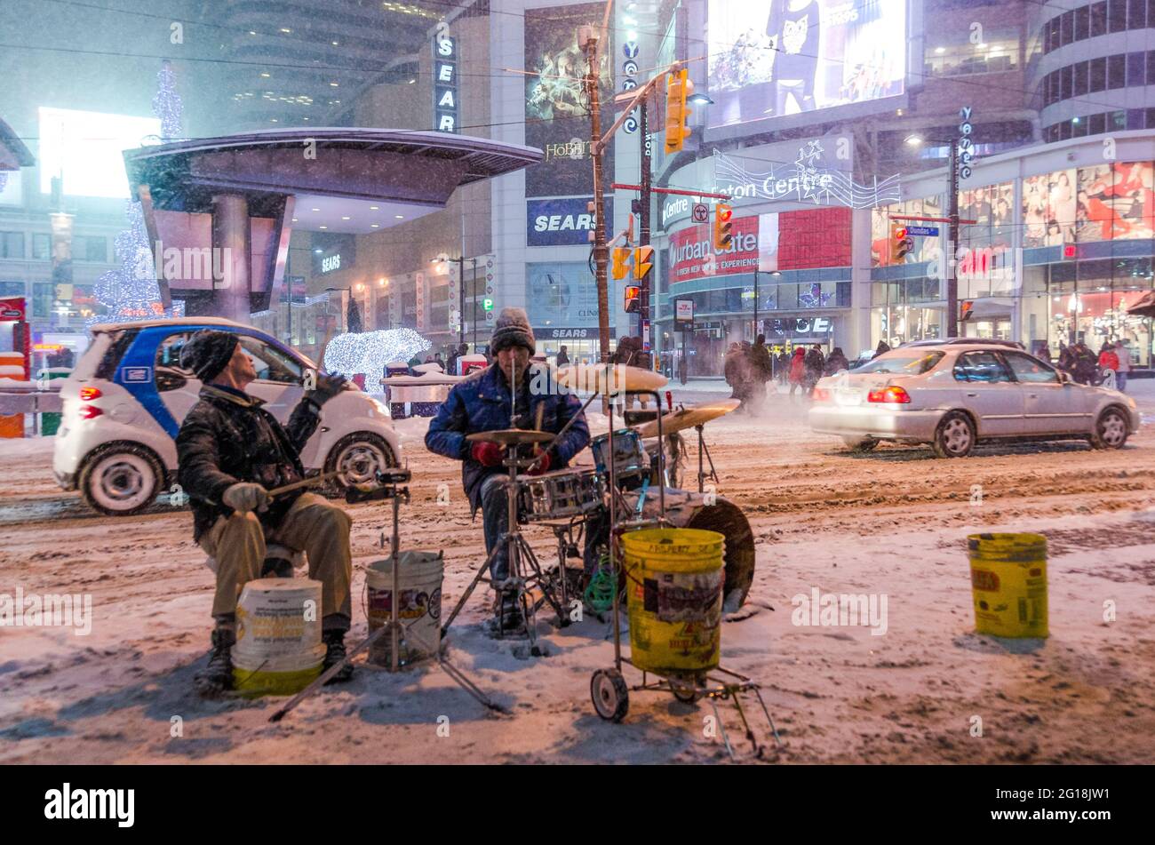 Toronto Winter 2013, Downtown Scenes, Canada Stock Photo - Alamy