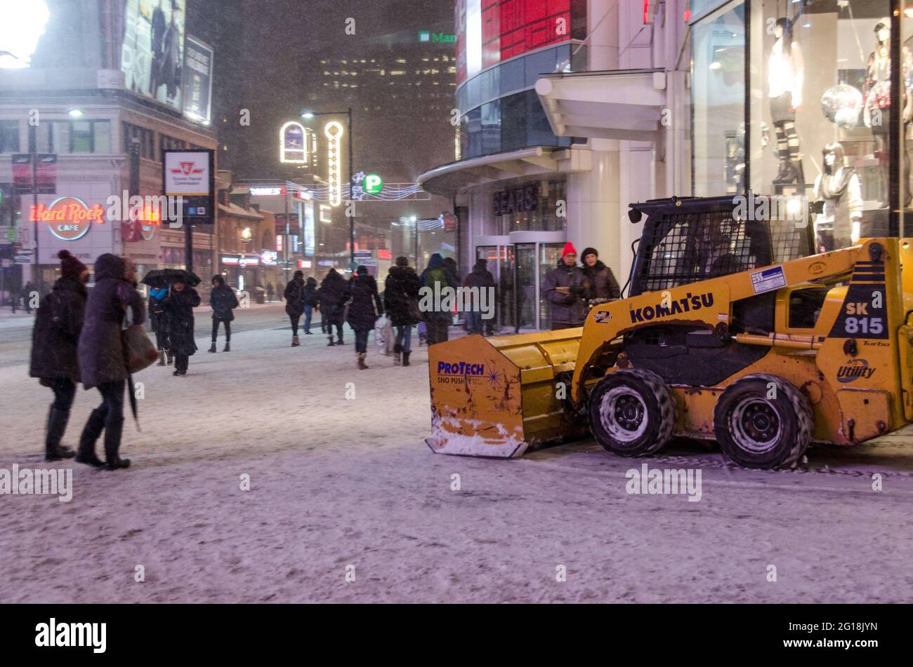 Toronto Winter 2013, Downtown Scenes, Canada Stock Photo - Alamy