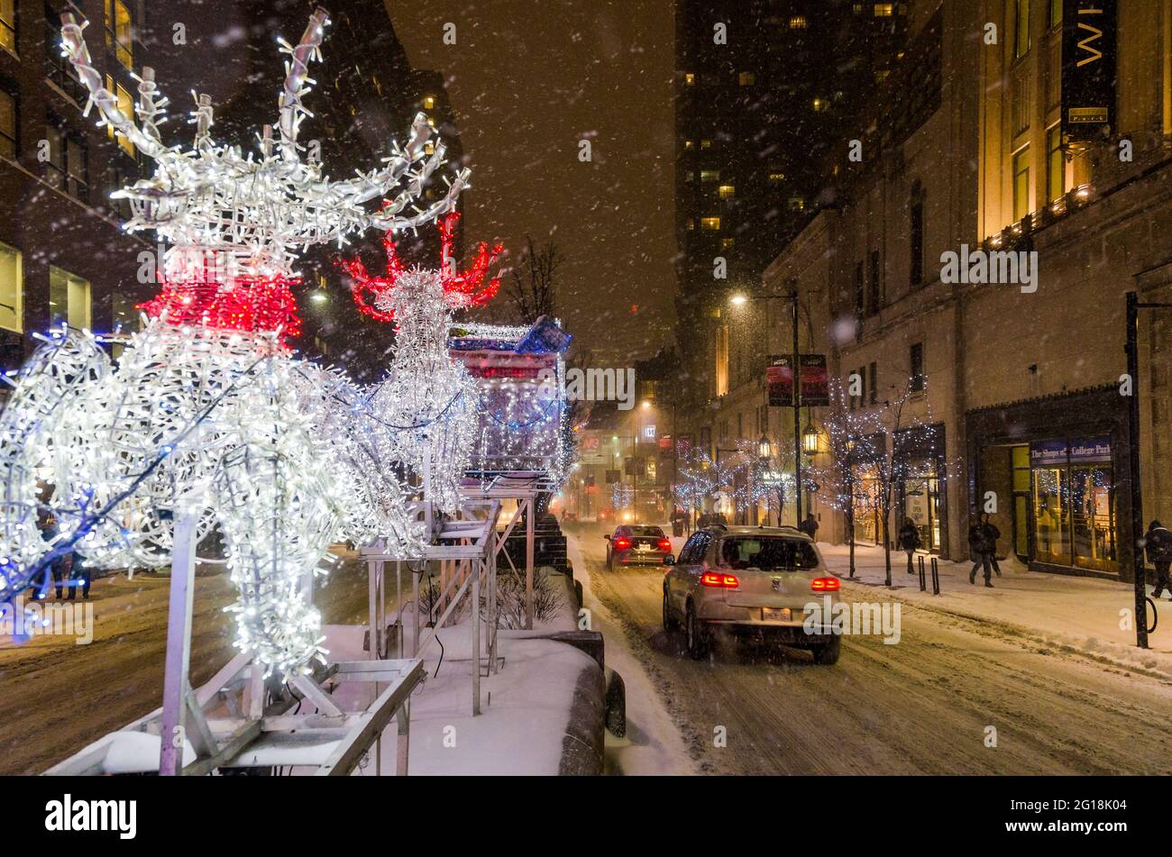 Toronto Winter 2013, Downtown Scenes, Canada Stock Photo - Alamy