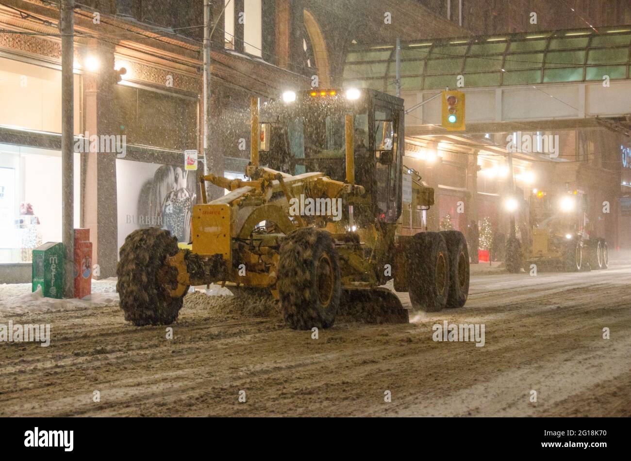 Toronto Winter 2013, Downtown Scenes, Canada Stock Photo - Alamy