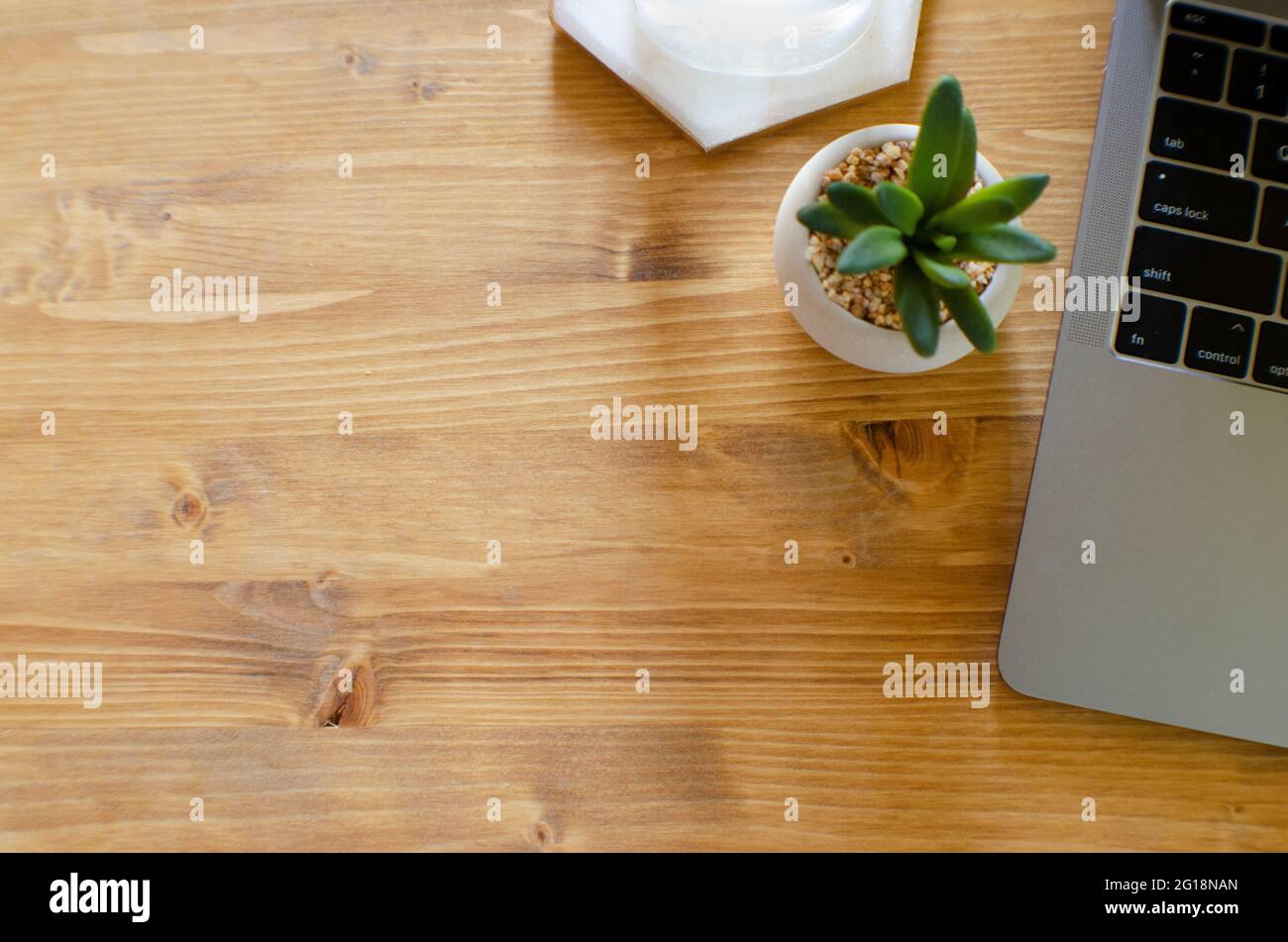 Work from home desk scene background Stock Photo - Alamy