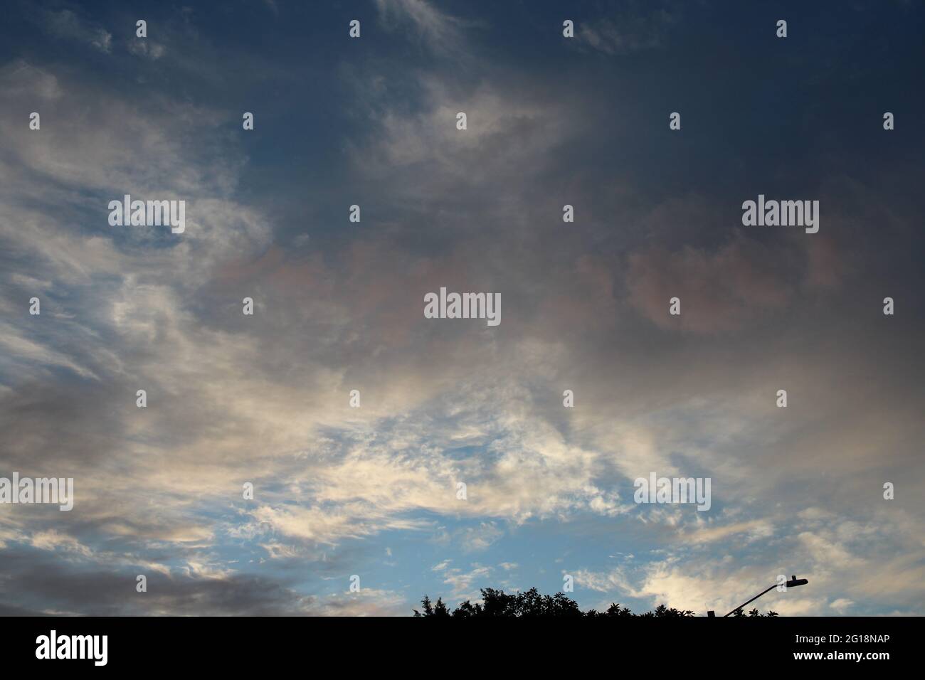 Florida clouds in the evening Stock Photo - Alamy
