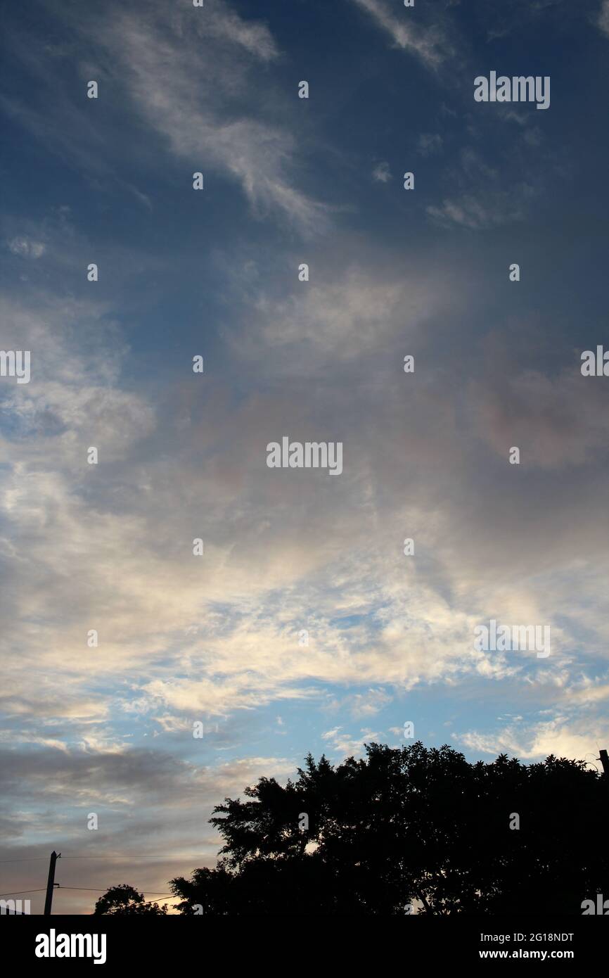 Florida clouds in the evening Stock Photo - Alamy