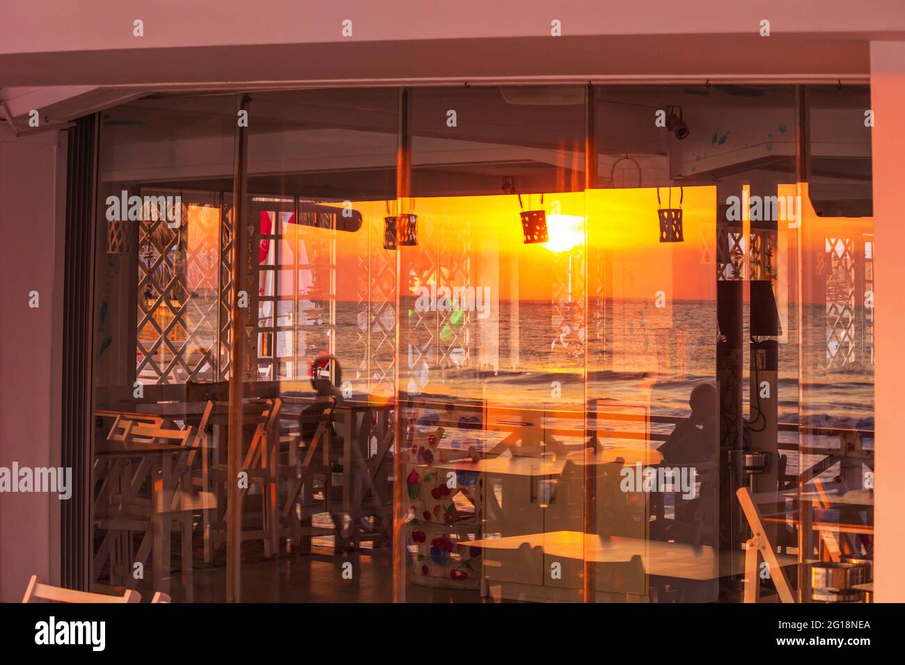 Seaside cafe interior hi-res stock photography and images - Alamy