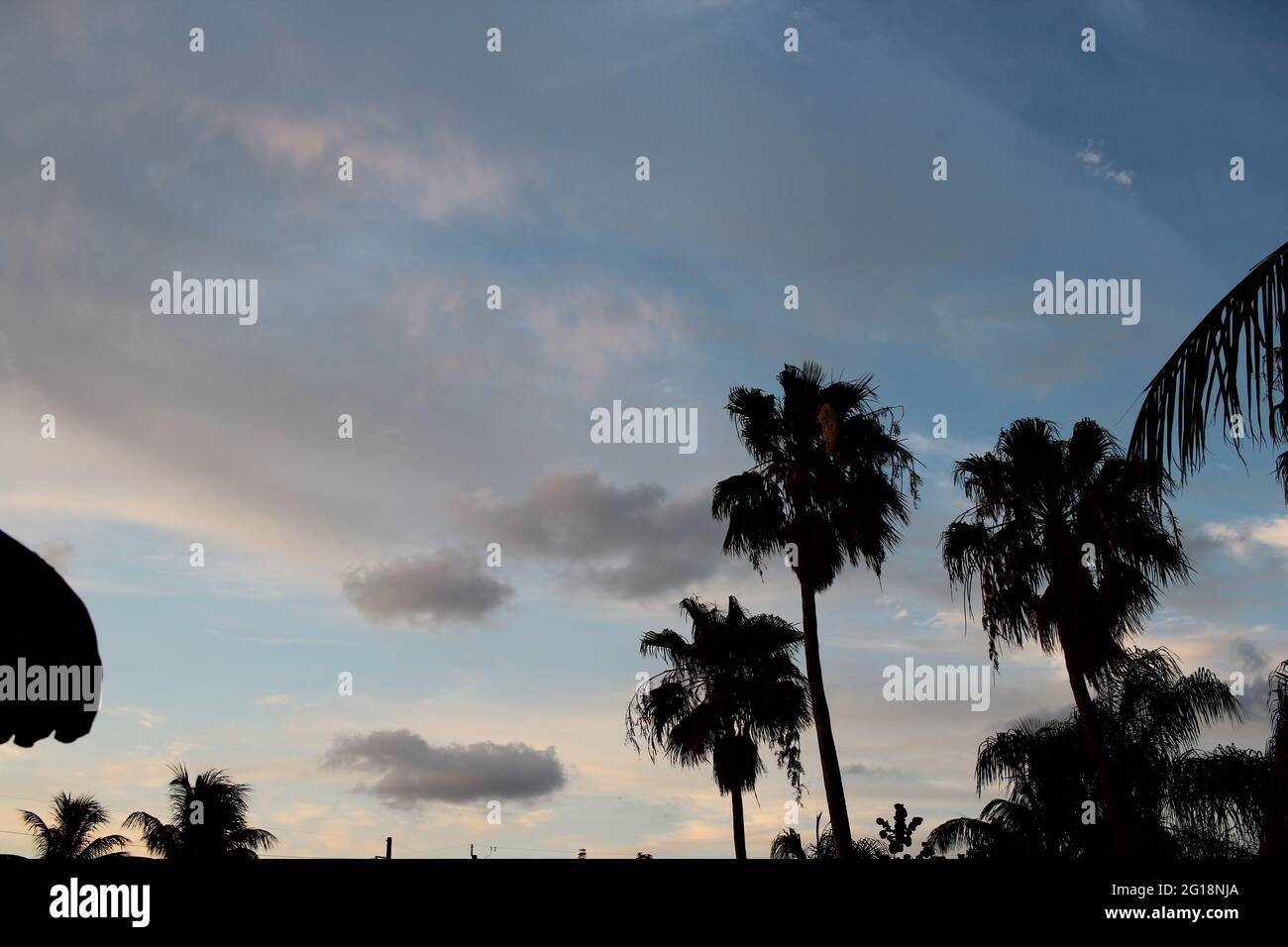Florida clouds in the evening Stock Photo - Alamy