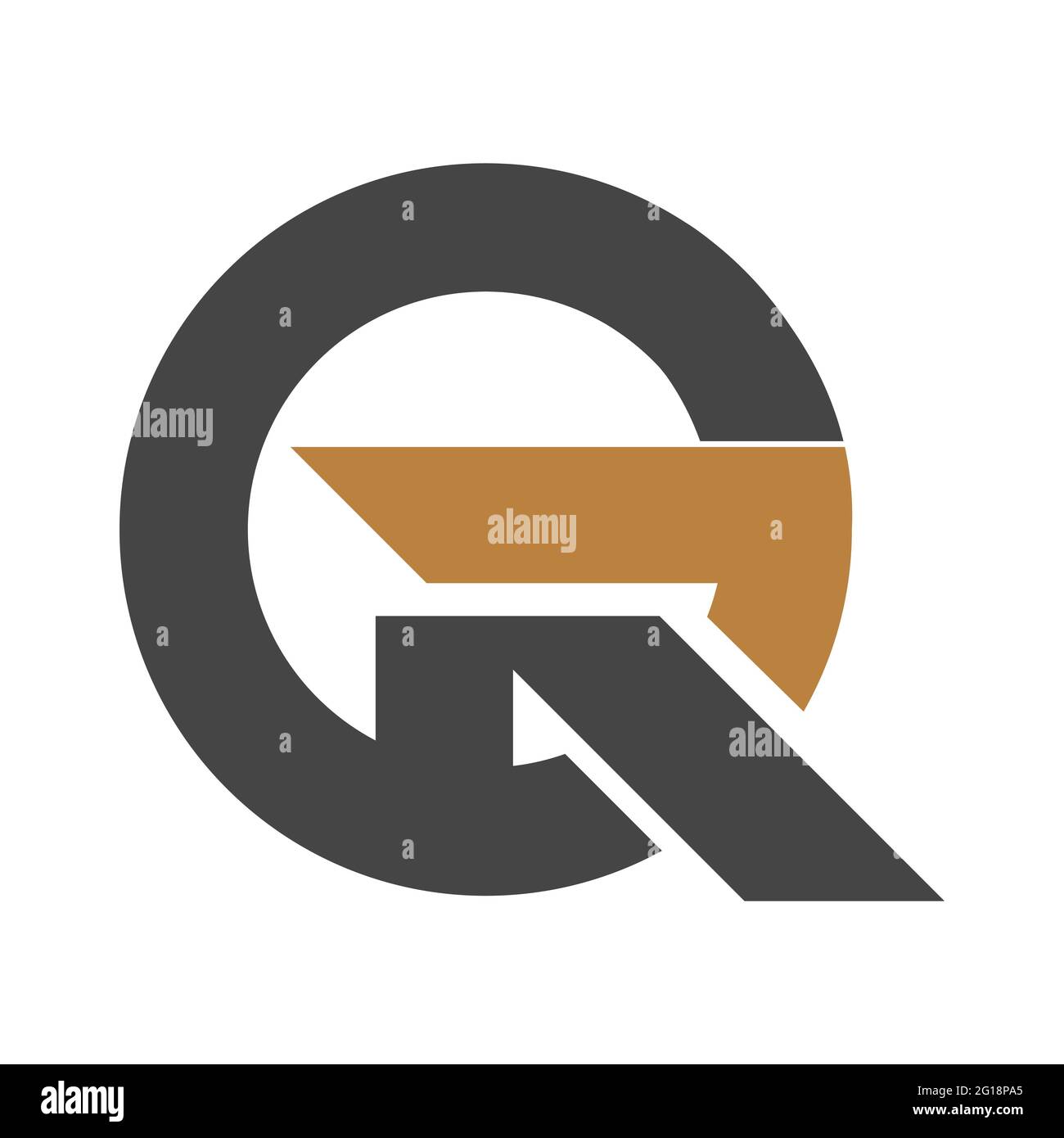 QR, RQ, Q and R Abstract initial monogram letter alphabet logo design Stock Vector Image & Art ...