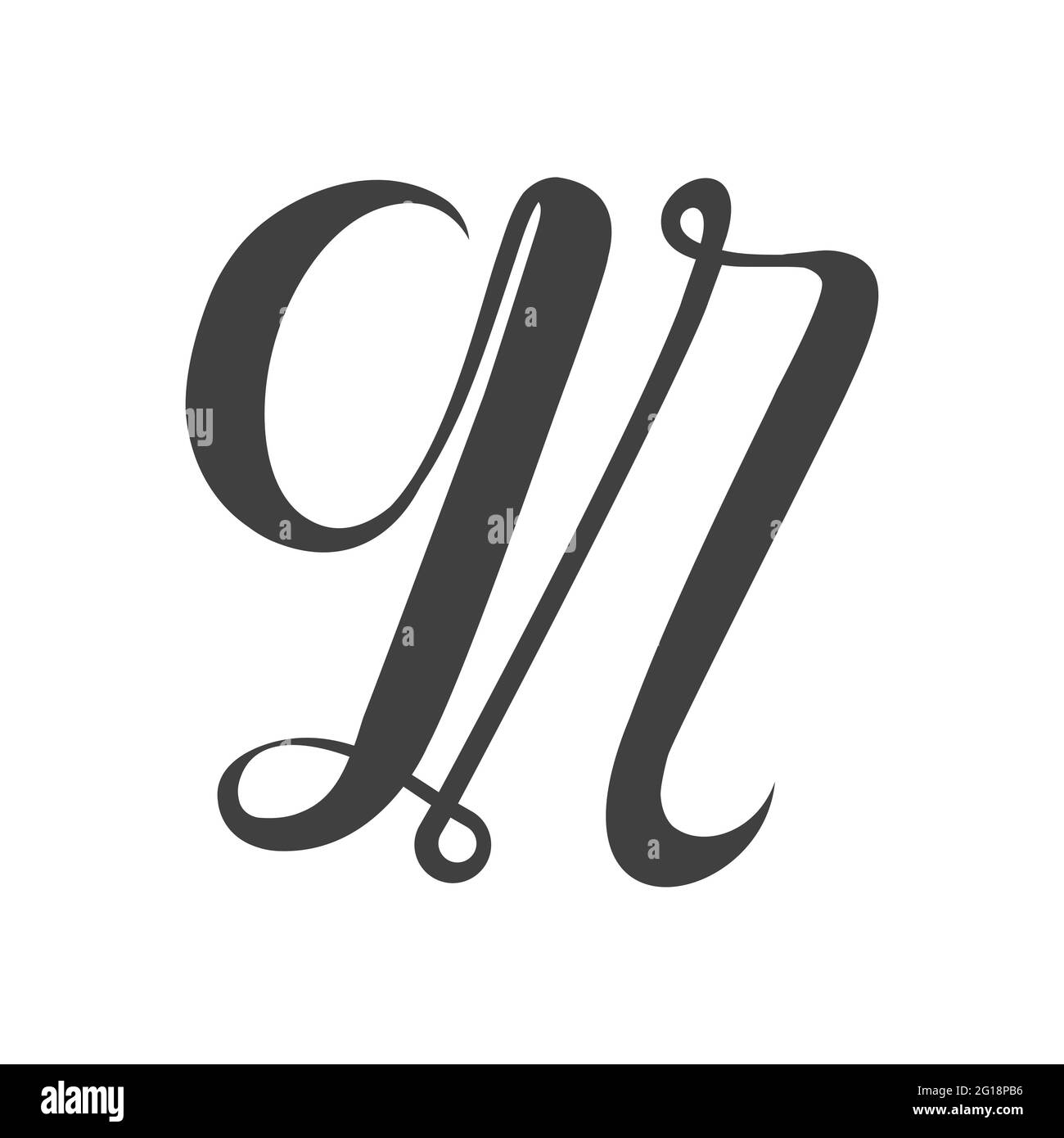 QR, RQ, Q and R Abstract initial monogram letter alphabet logo design ...
