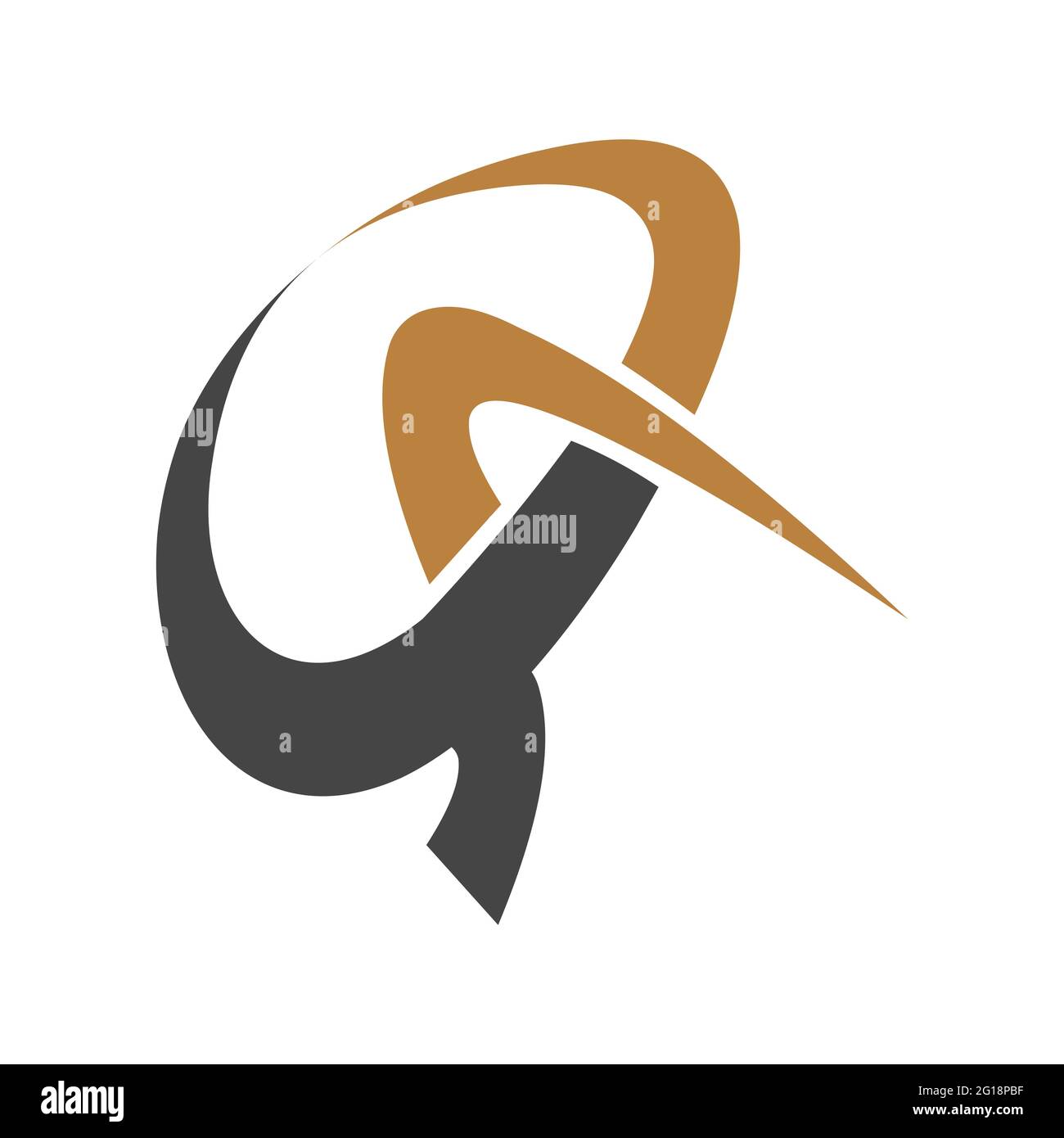 QR, RQ, Q and R Abstract initial monogram letter alphabet logo design Stock Vector Image & Art ...