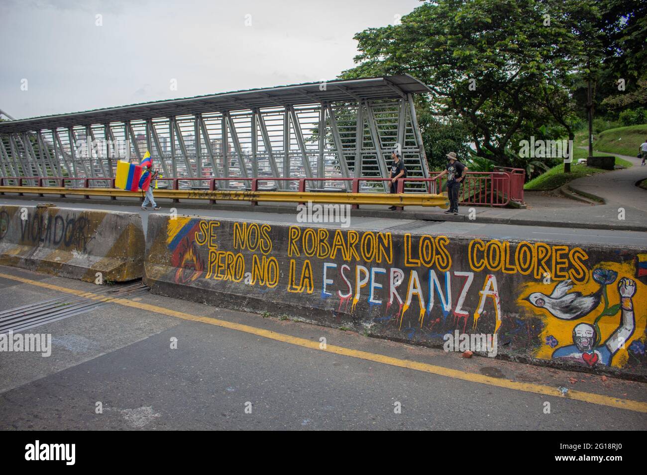 A message written in the side of were Lucas Villa died reads "The stole ...