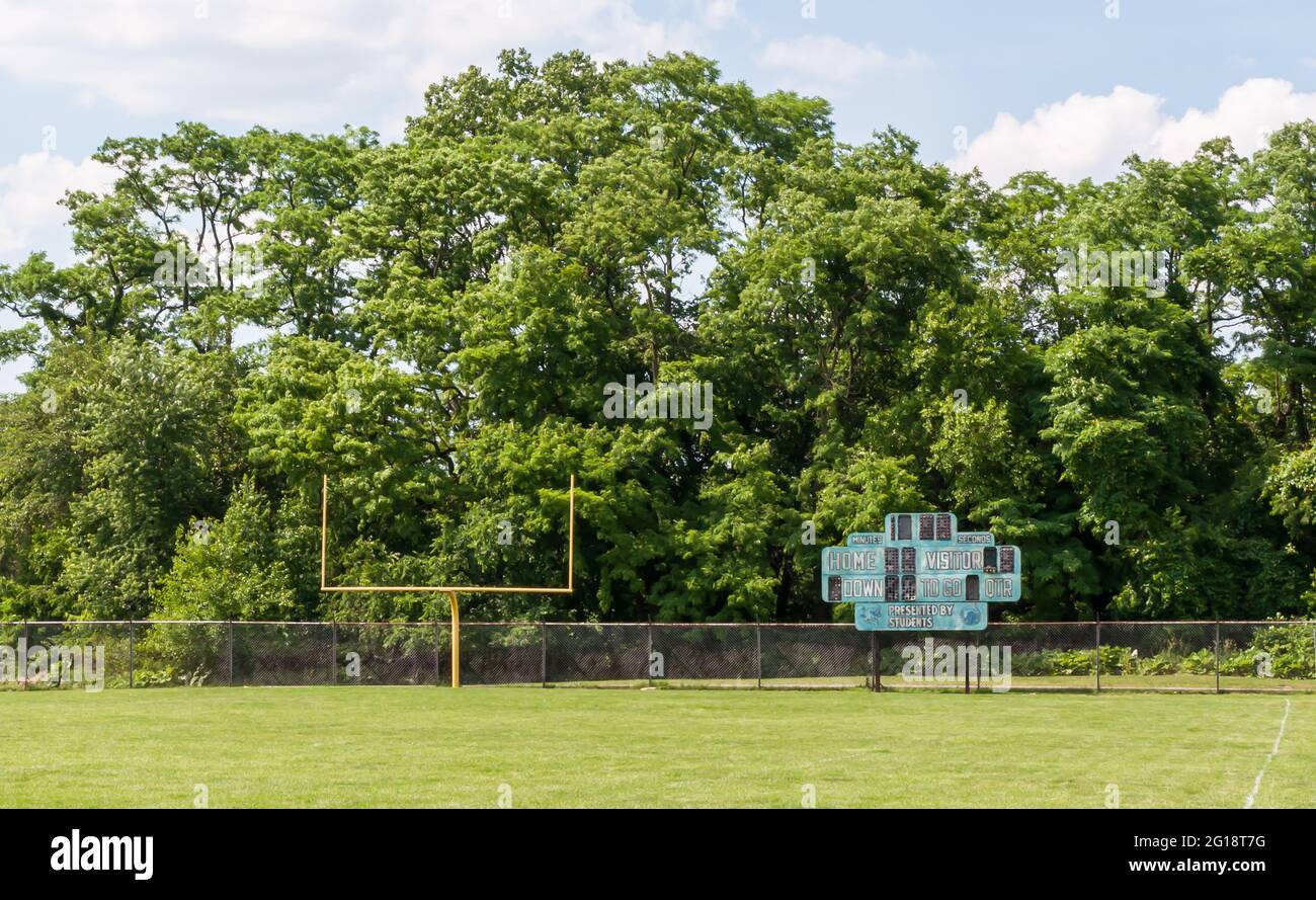 Football uprights hi-res stock photography and images - Alamy