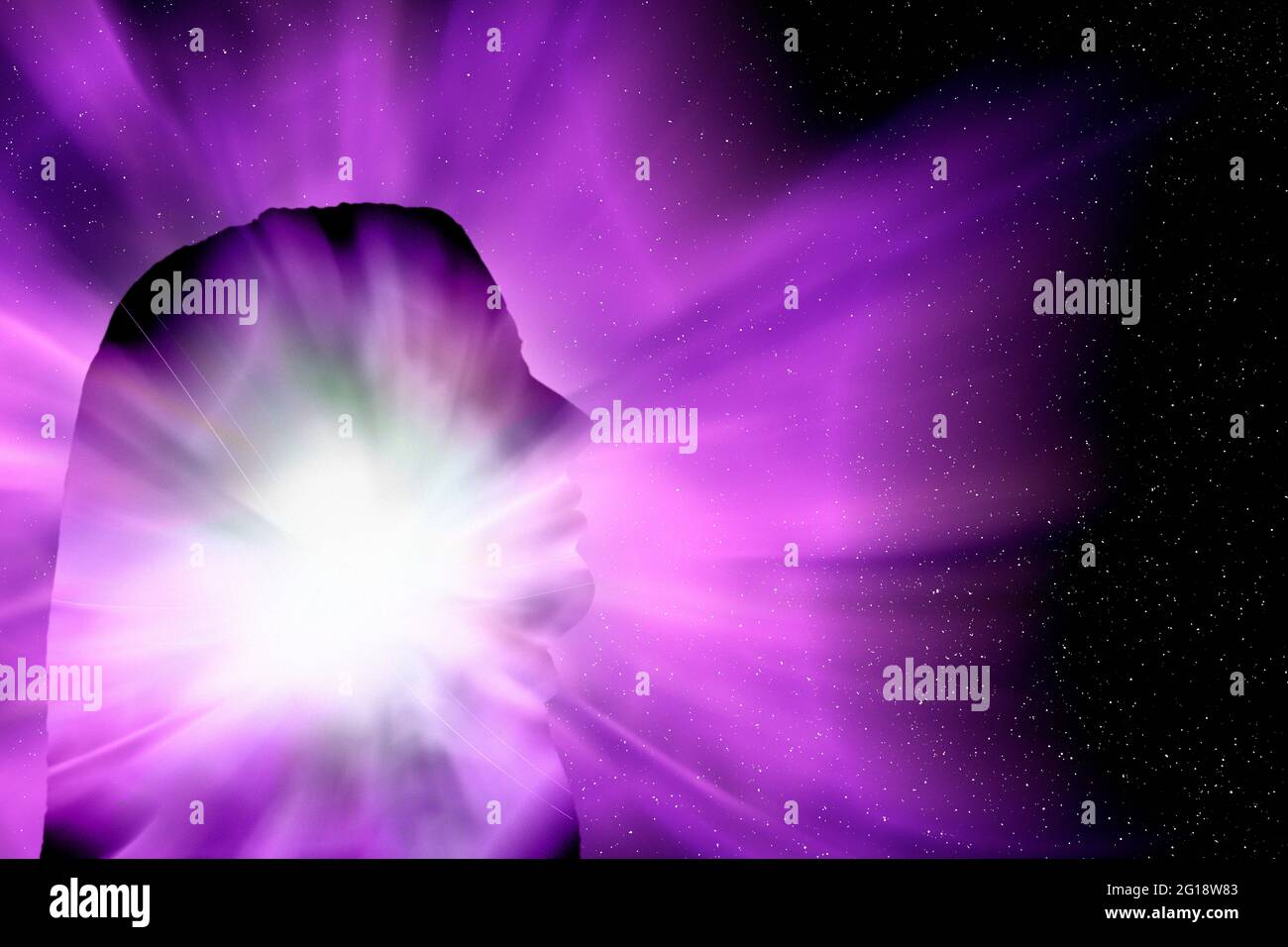 Gaining knowledge, conceptual illustration Stock Photo - Alamy