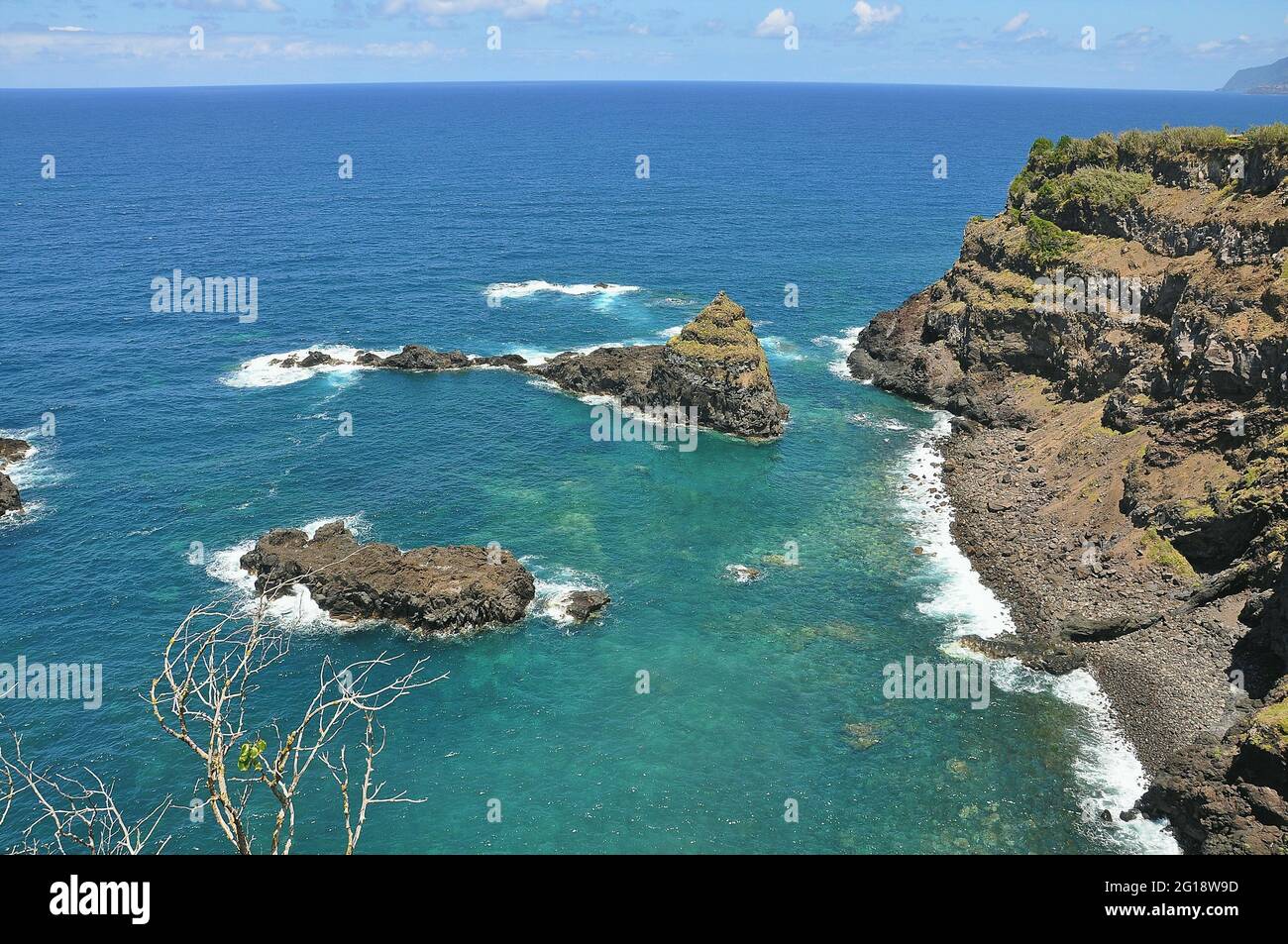 Porto moniz with natural swimming pools hi-res stock photography and ...