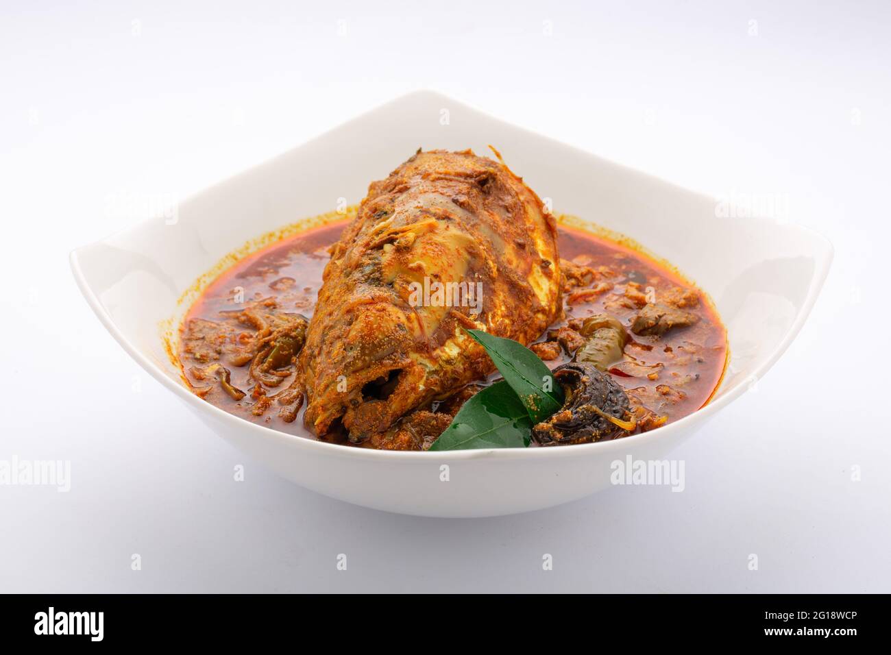 Fish head curry,Rohu fish head curry in south indian style arranged in ...