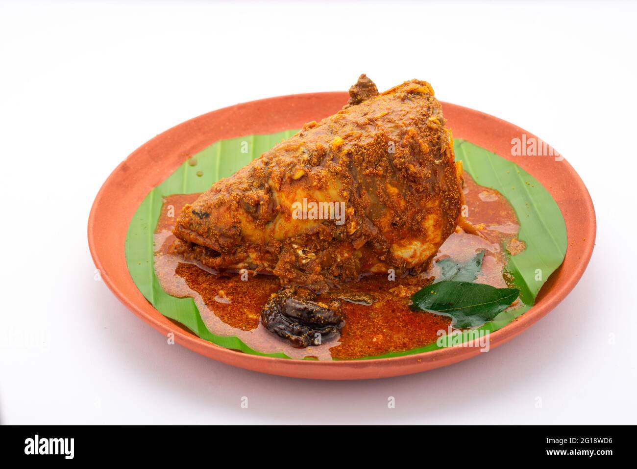 Fish head curry,Rohu fish head curry in south indian style arranged in ...