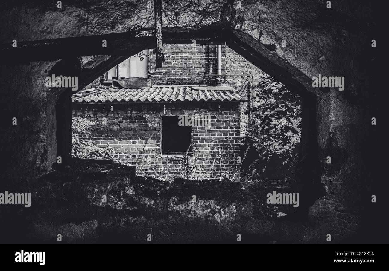 Shining Horror In An Abandoned Haunted House In The Forest Blair Witch