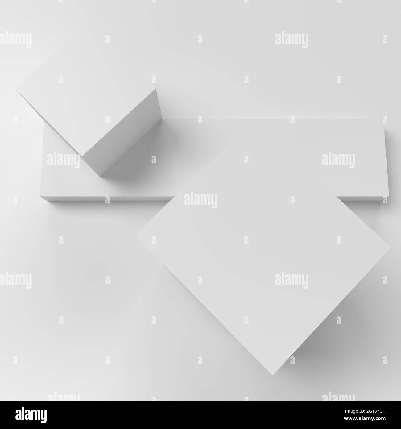 An abstract 3d high key cube shape background image Stock Photo - Alamy