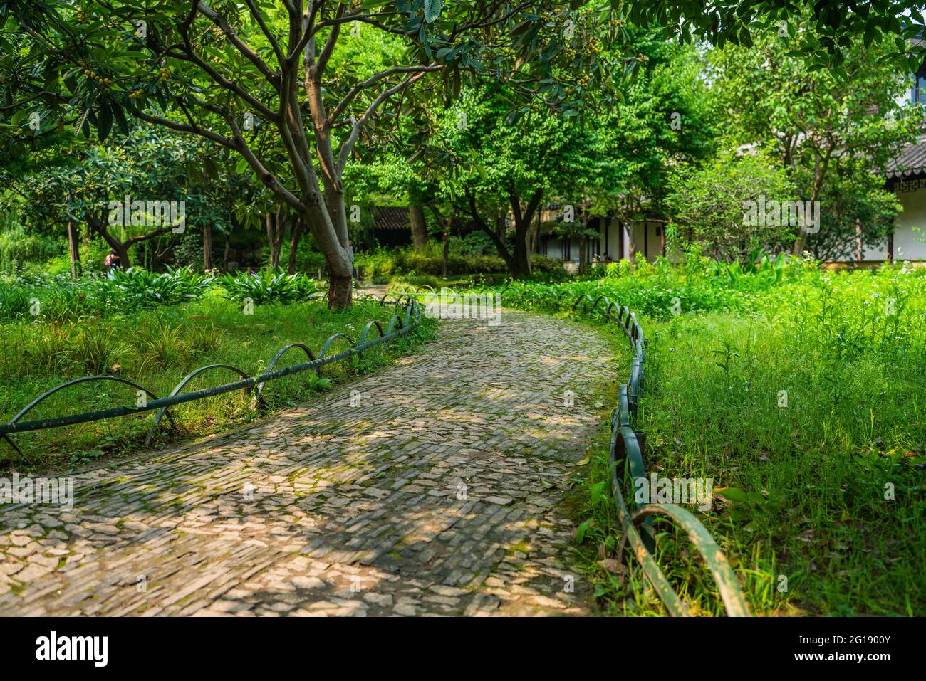 Inside view of Liuyuan garden, a traditional Chinese garden and UNESCO ...