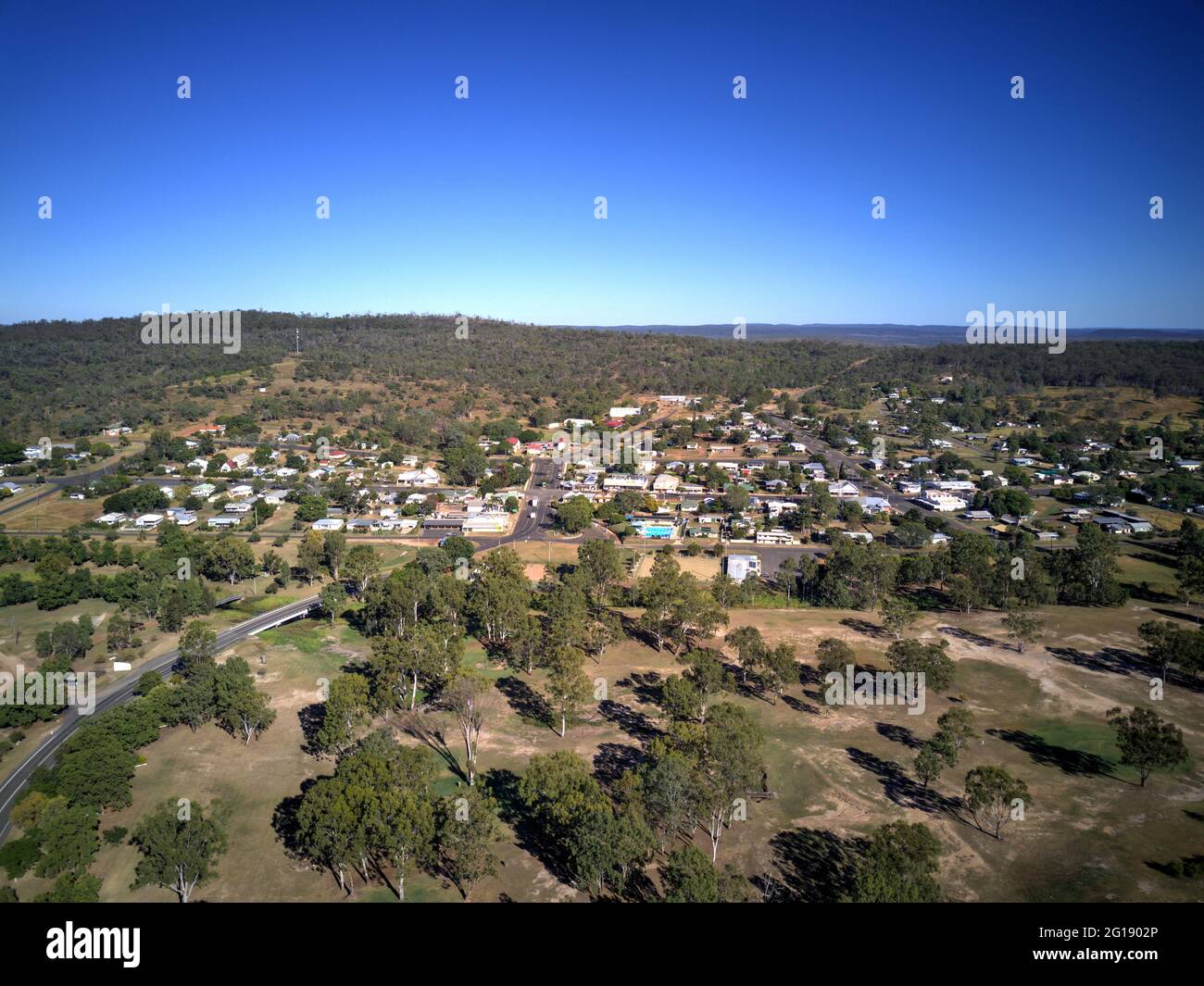 Aerial of Eidsvold North Burnett Queensland Australia Stock Photo - Alamy