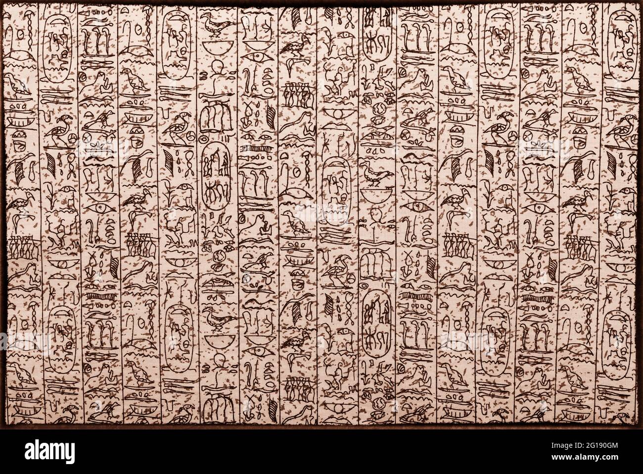 Egyptian hieroglyphic pattern hi-res stock photography and images - Alamy