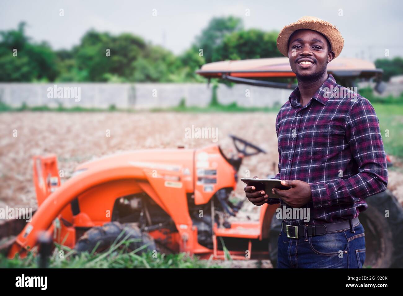 African farming tractor hi-res stock photography and images - Alamy