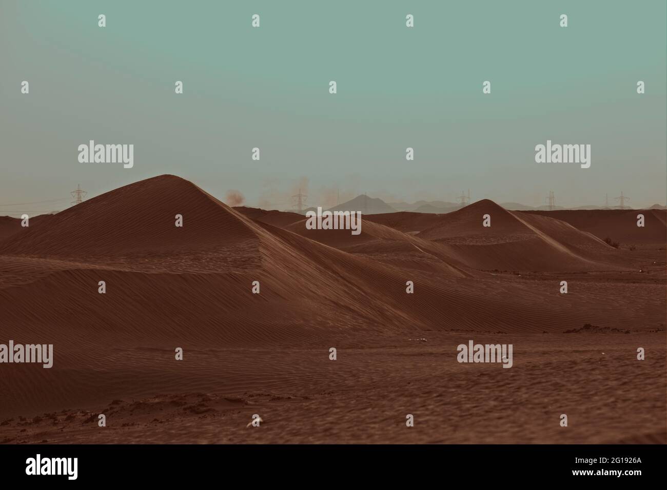 beautiful view of arabian desert Sand dunes from saudi arabia Stock ...