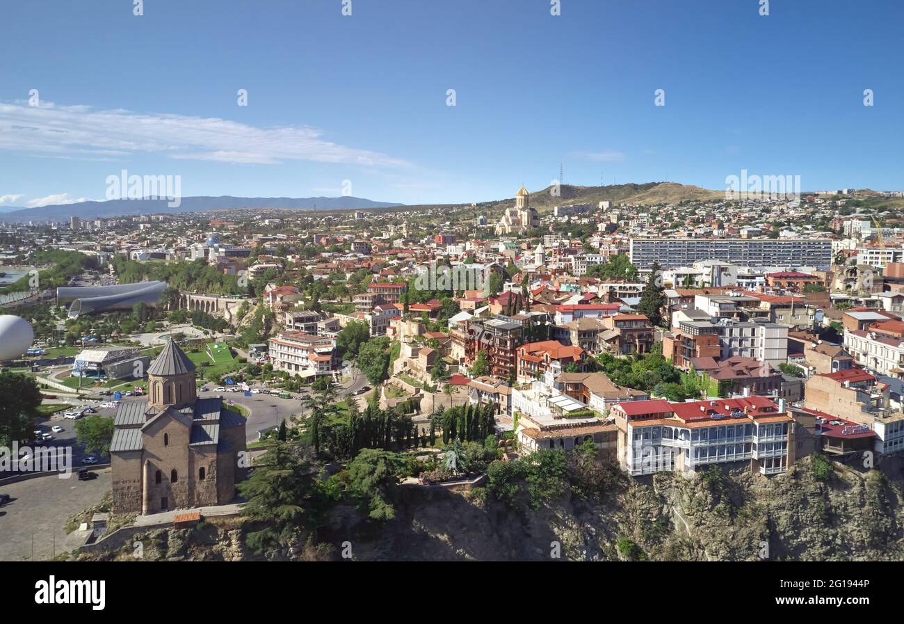 Aerial view of tbilisi hi-res stock photography and images - Alamy