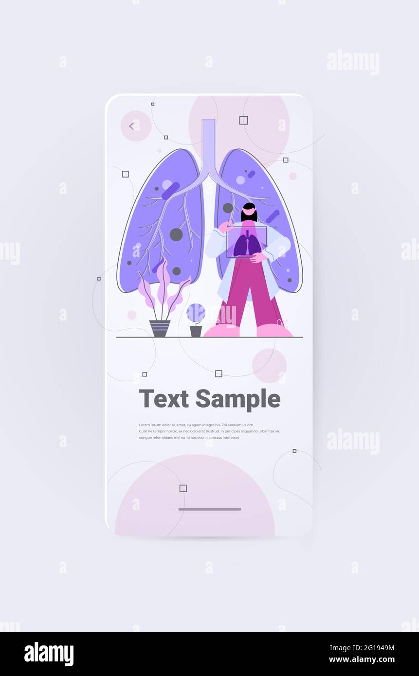 doctor examining lungs medical consultation human internal organ ...