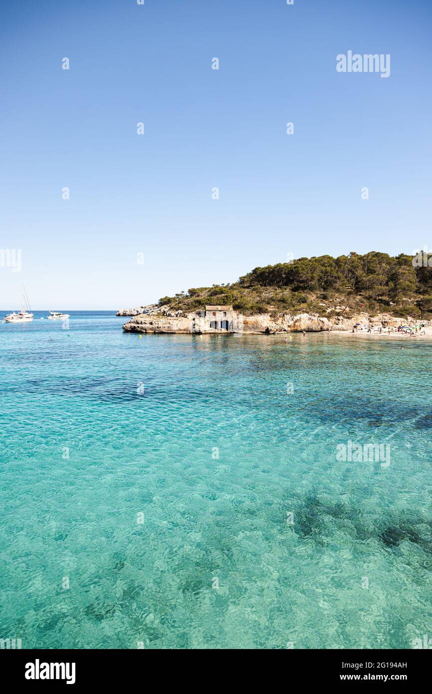 Clear water at the mediterranean sea Stock Photo - Alamy