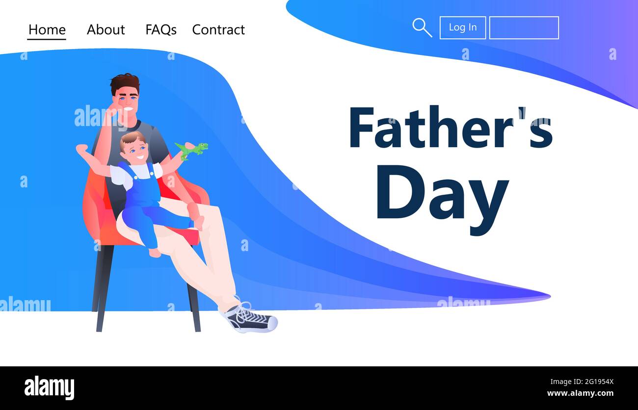 young father spending time with little child at home fatherhood ...