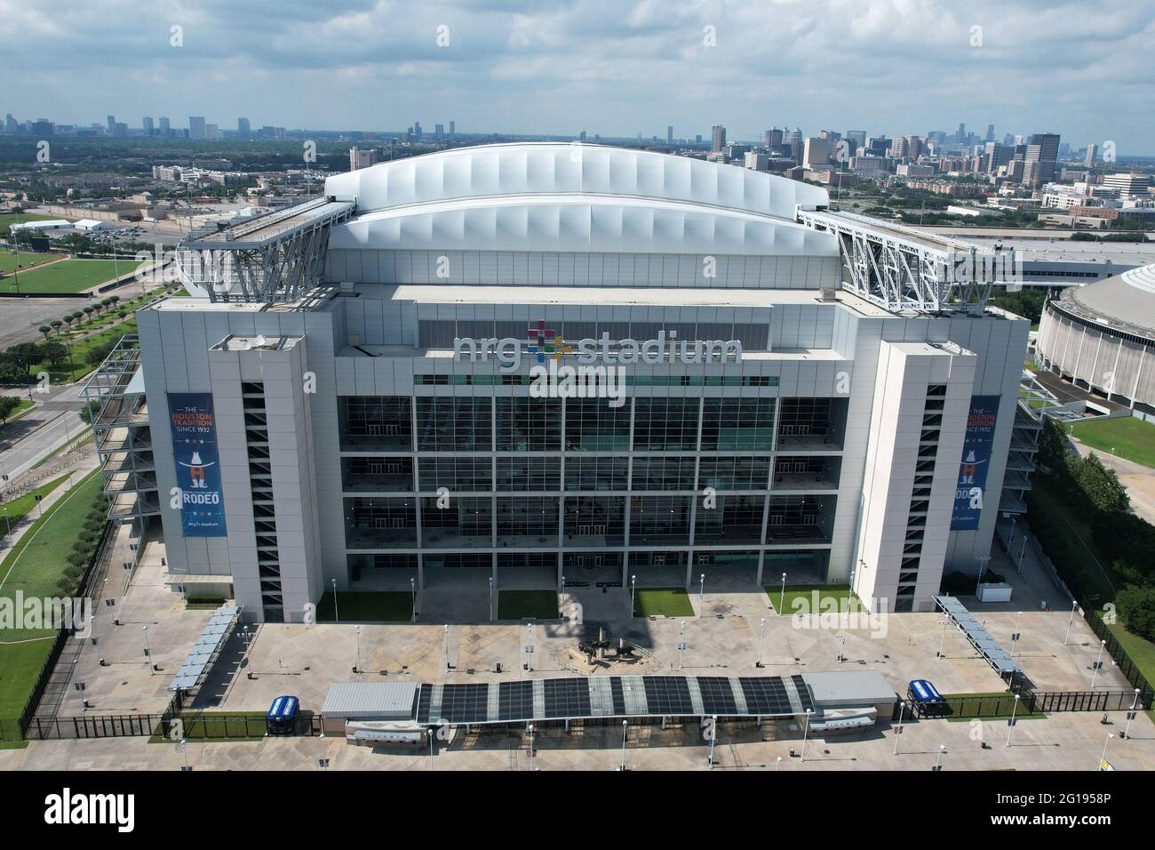 Aerial view of nrg stadium hi-res stock photography and images - Alamy