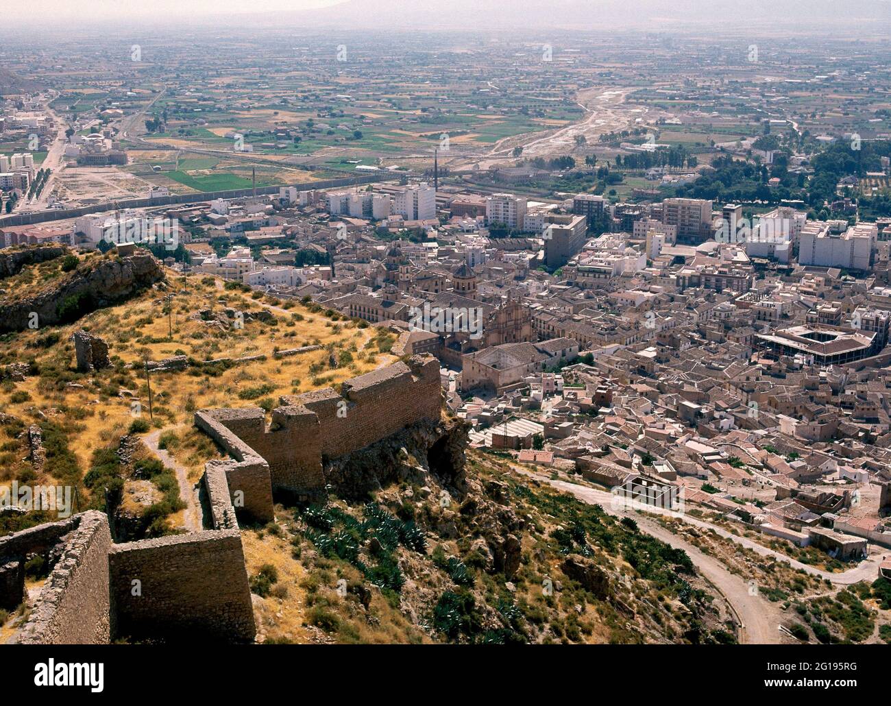 PANORAMICA DE LORCA. Location: EXTERIOR. Lorca. MURCIA. SPAIN Stock ...