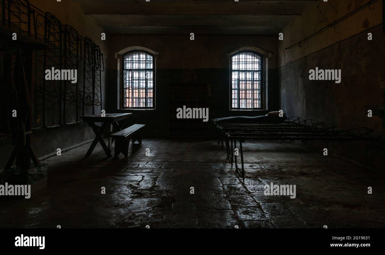 A picture of one of the rooms of the Ninth Fort Museum Stock Photo - Alamy