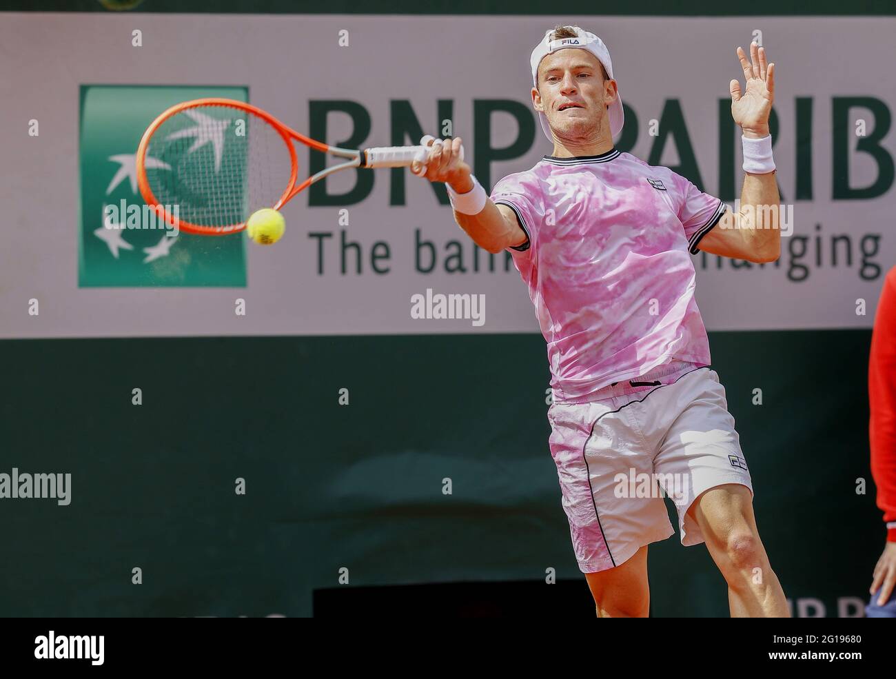 Diego Schwartzman of Argentina during the Roland-Garros 2021, Grand ...