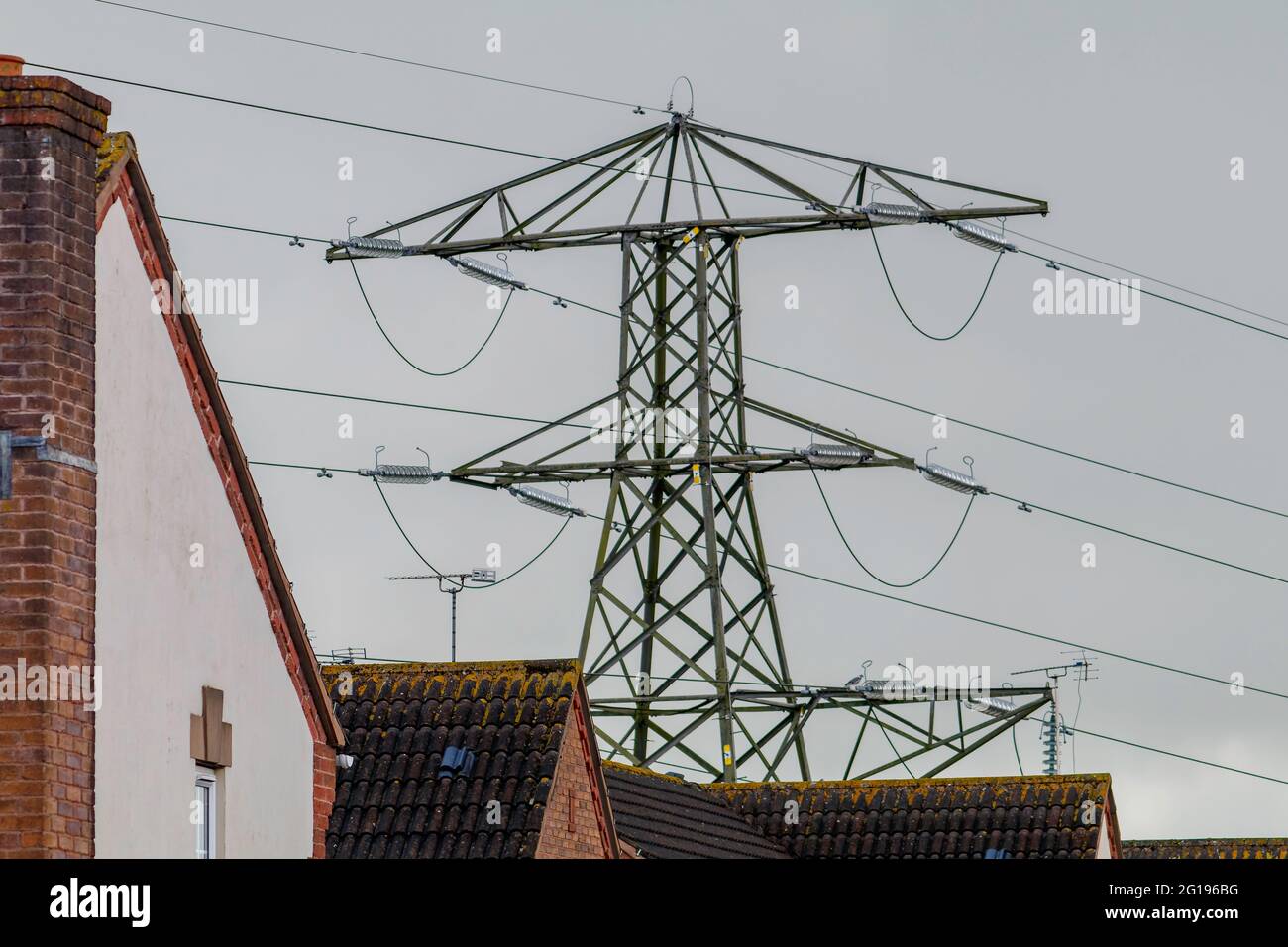 Steel pylons hi-res stock photography and images - Alamy